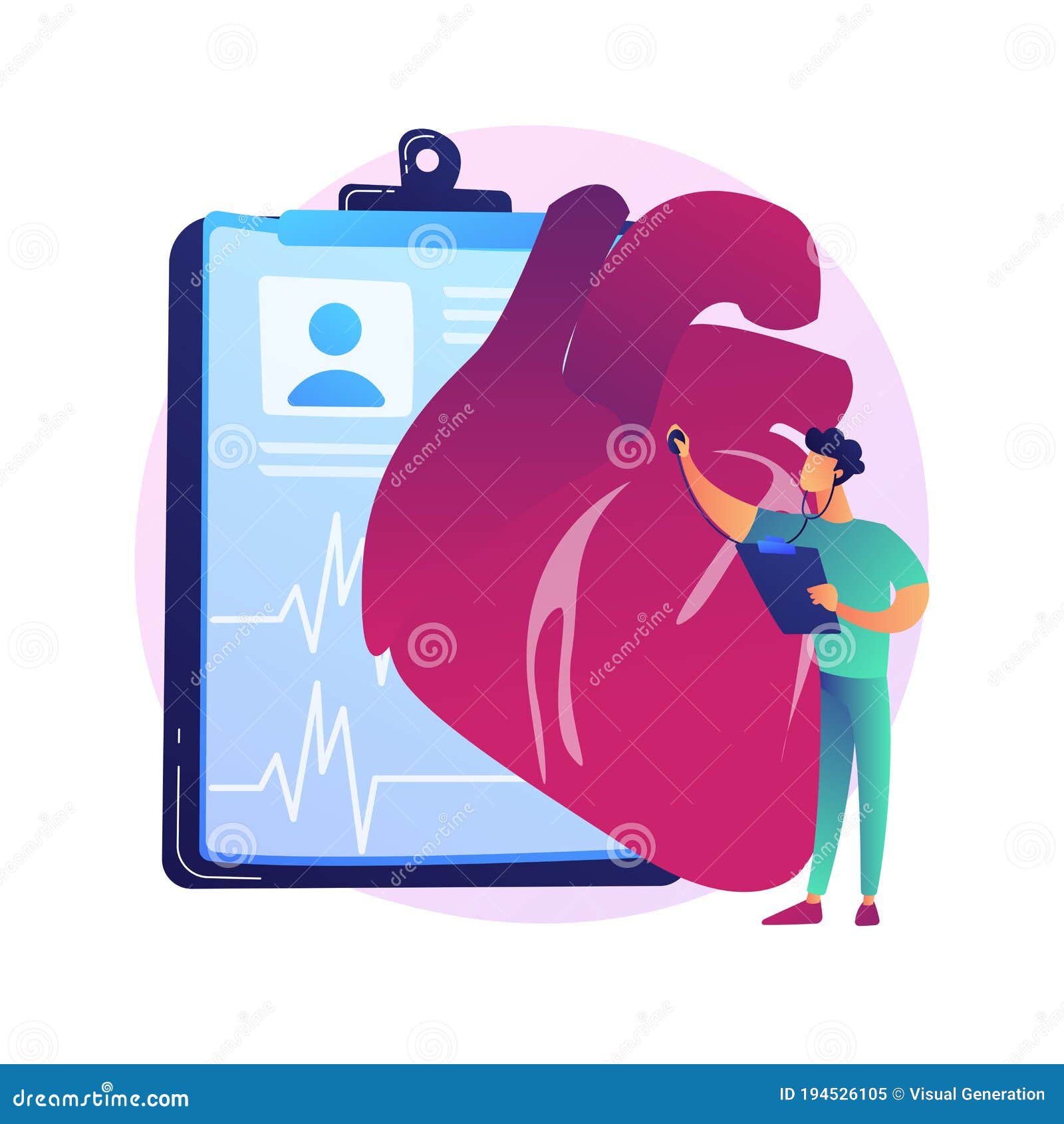 Hearing Screening Concept Icon Cartoon Vector | CartoonDealer.com ...