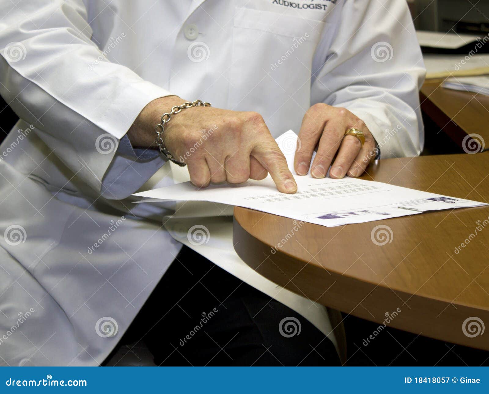 Hearing Test stock image. Image of finger, audiologist - 18418057