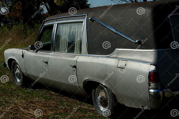 Hearse stock image. Image of gray, automobile, american - 123270103