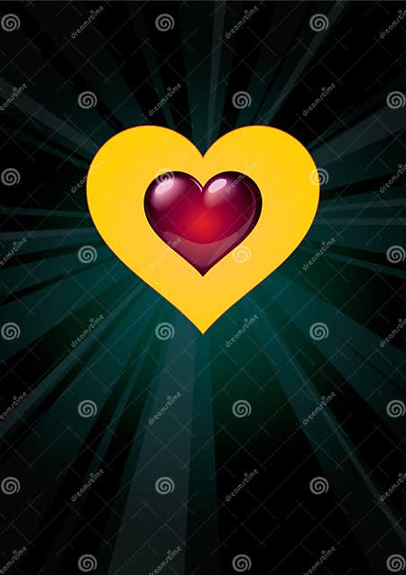 Heart_06 stock vector. Illustration of celebrate, pink - 7707214