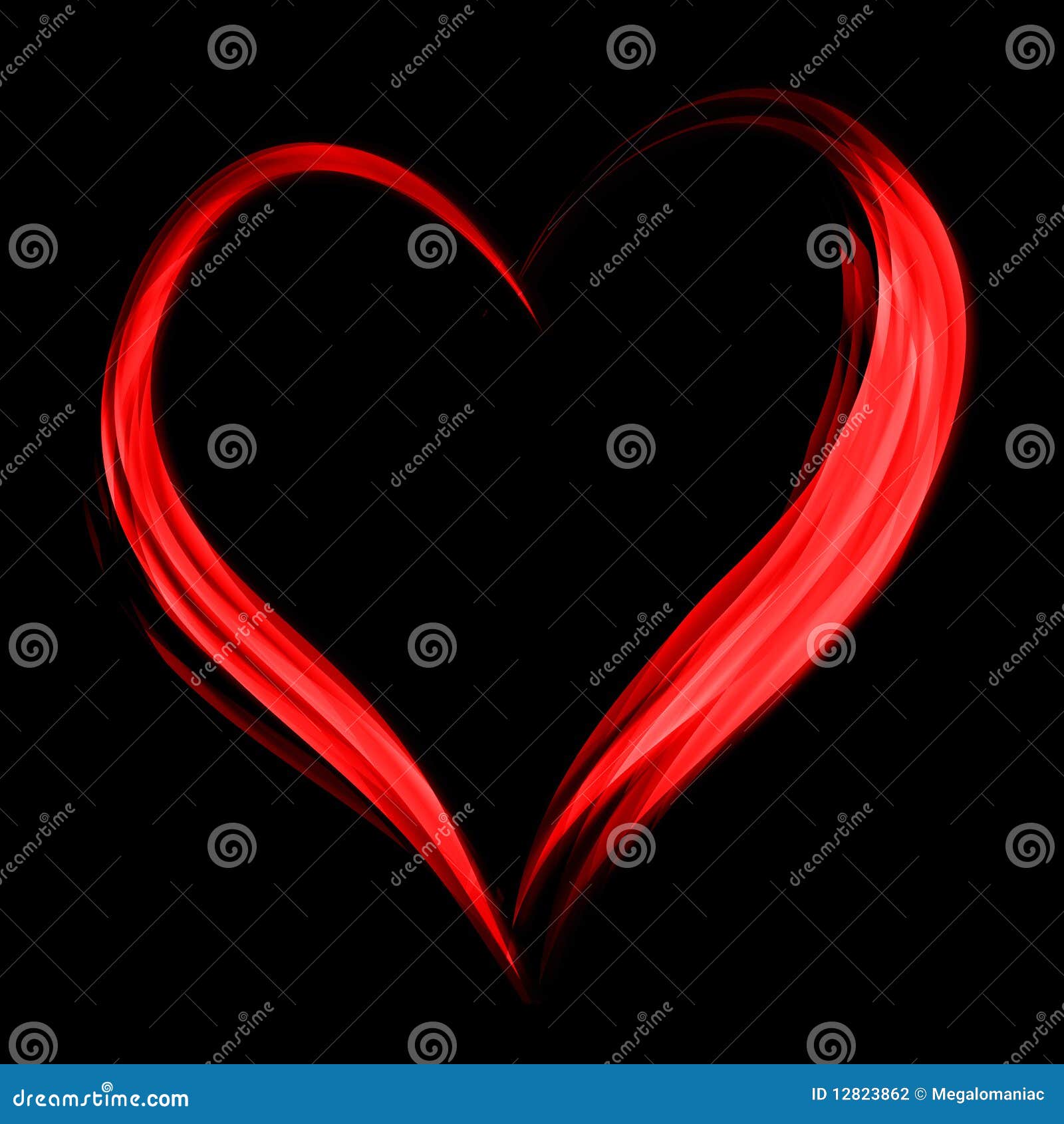 Heart stock illustration. Illustration of highlight, isolated - 12823862