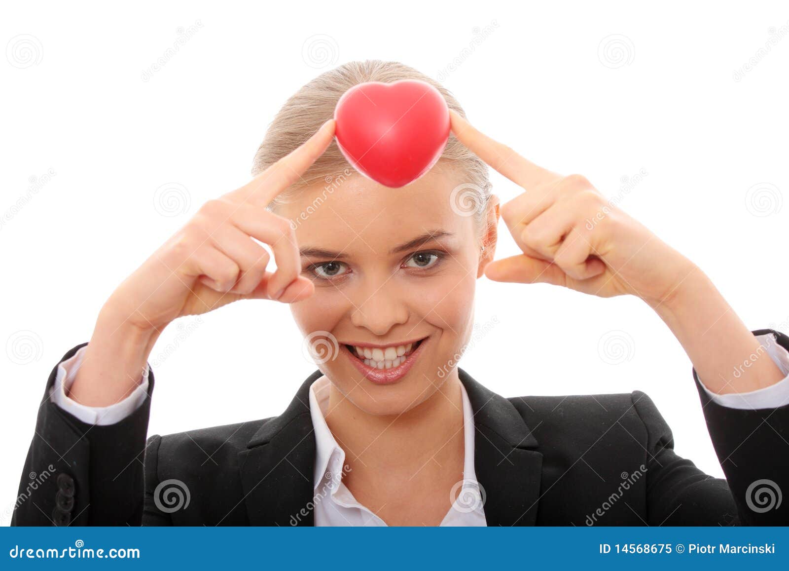 Heart stock image. Image of heart, confident, face, female - 14568675