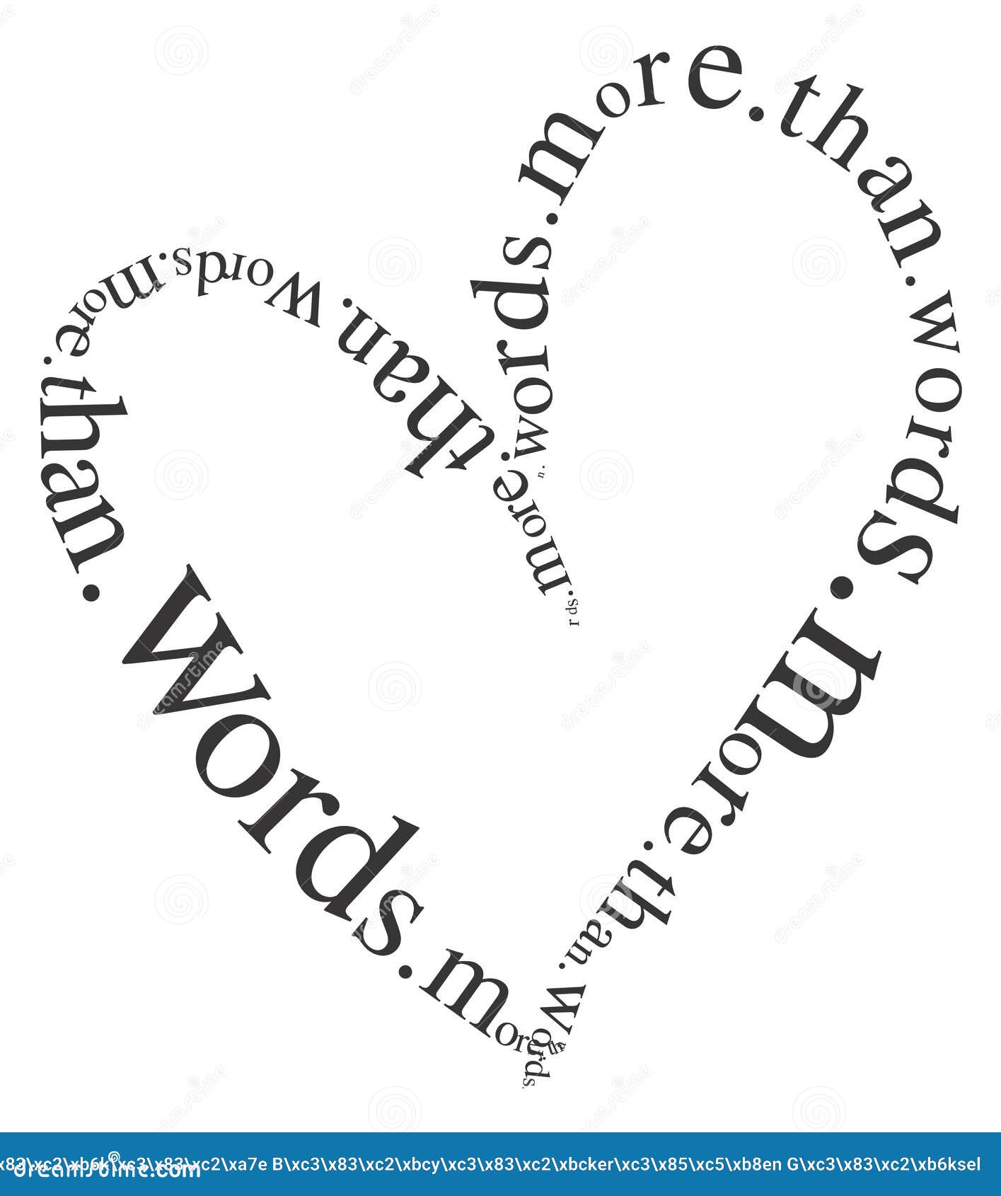 Heart stock illustration. Illustration of typography, words - 1667869