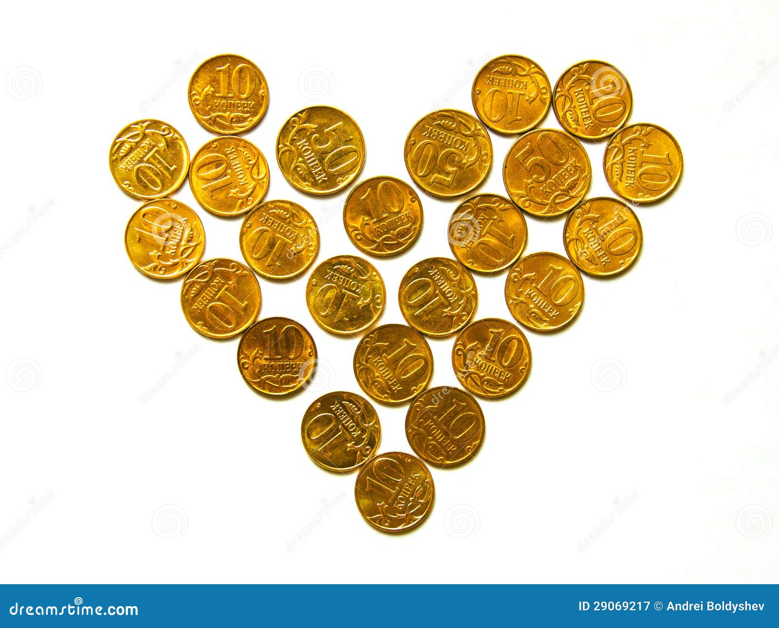 Heart stock image. Image of figure, love, coin, penny - 29069217