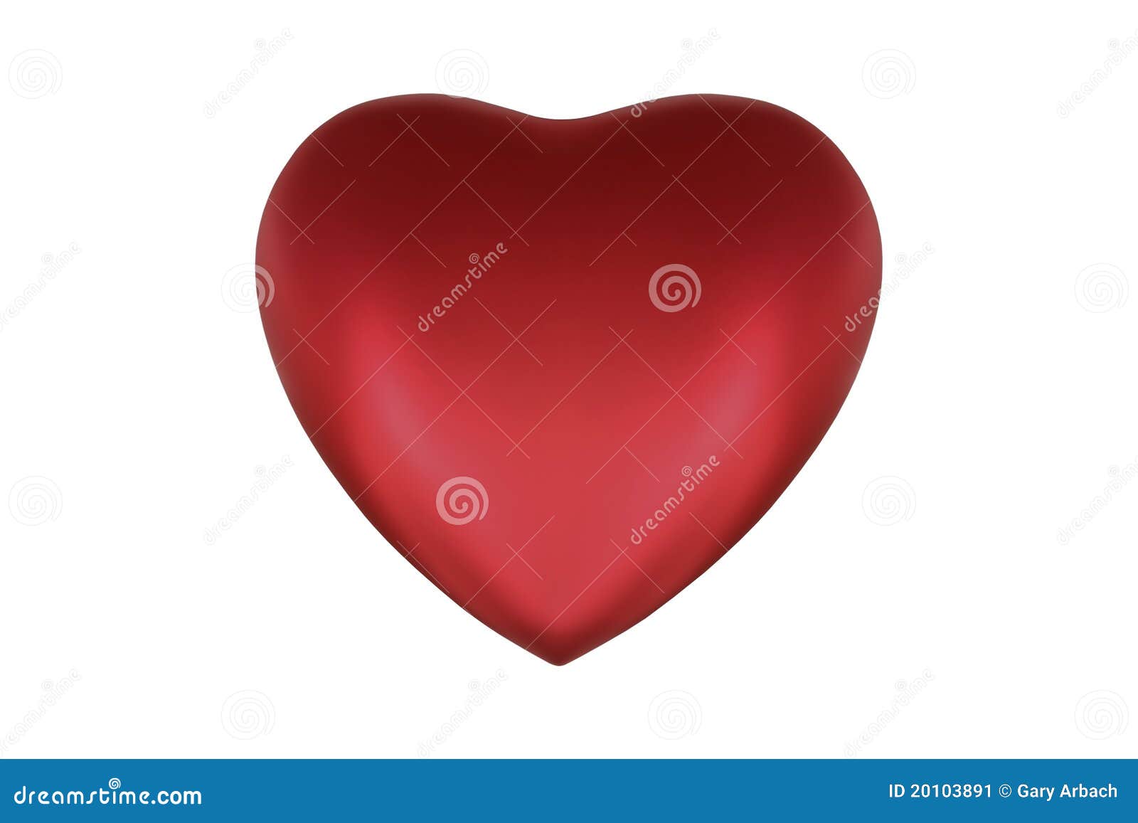 Heart 3D Render stock illustration. Illustration of love - 20103891