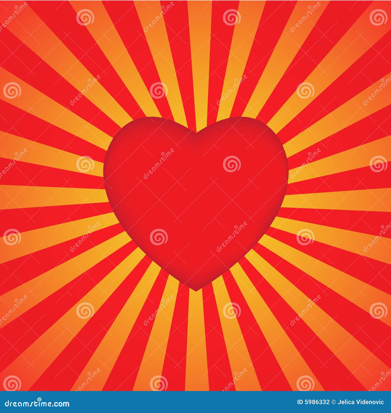 Heart stock vector. Illustration of style, friendly, passion - 5986332