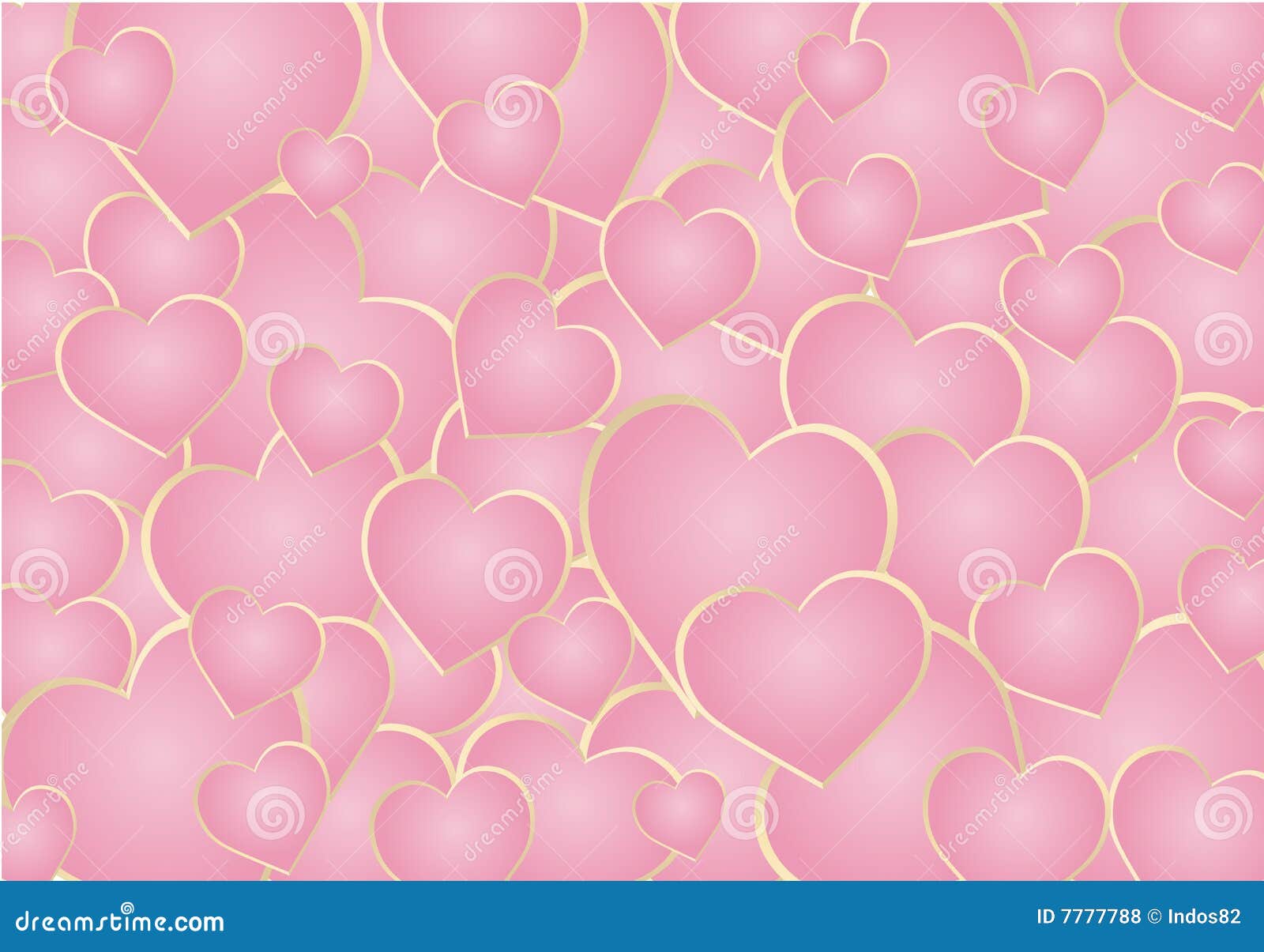 Heart And Abstract Rectangles With Science Concept On Soft Blue ...