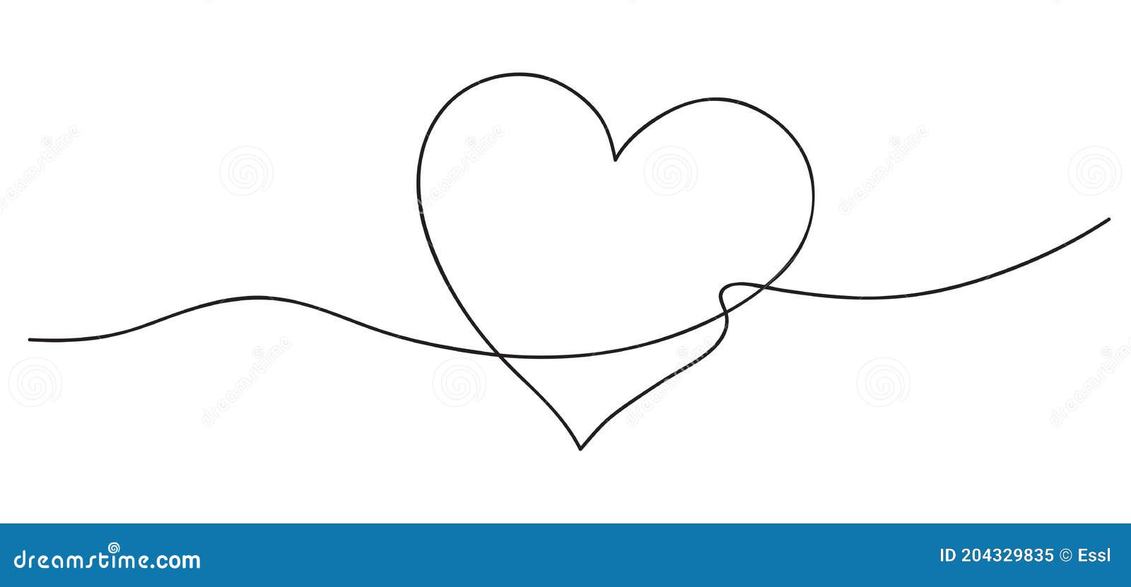 Heart. Abstract Love Symbol Stock Vector - Illustration of isolated ...