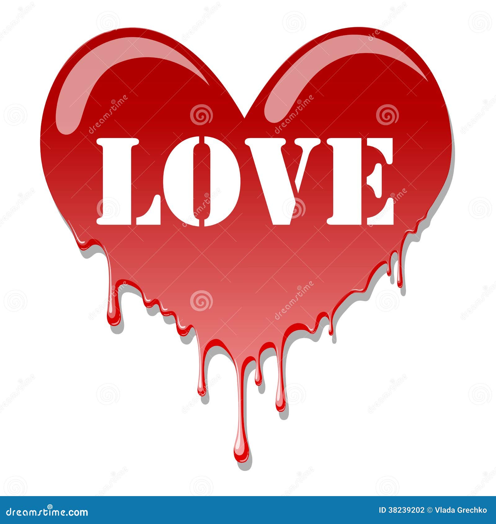 Heart as pouring stock vector. Illustration of celebration - 38239202