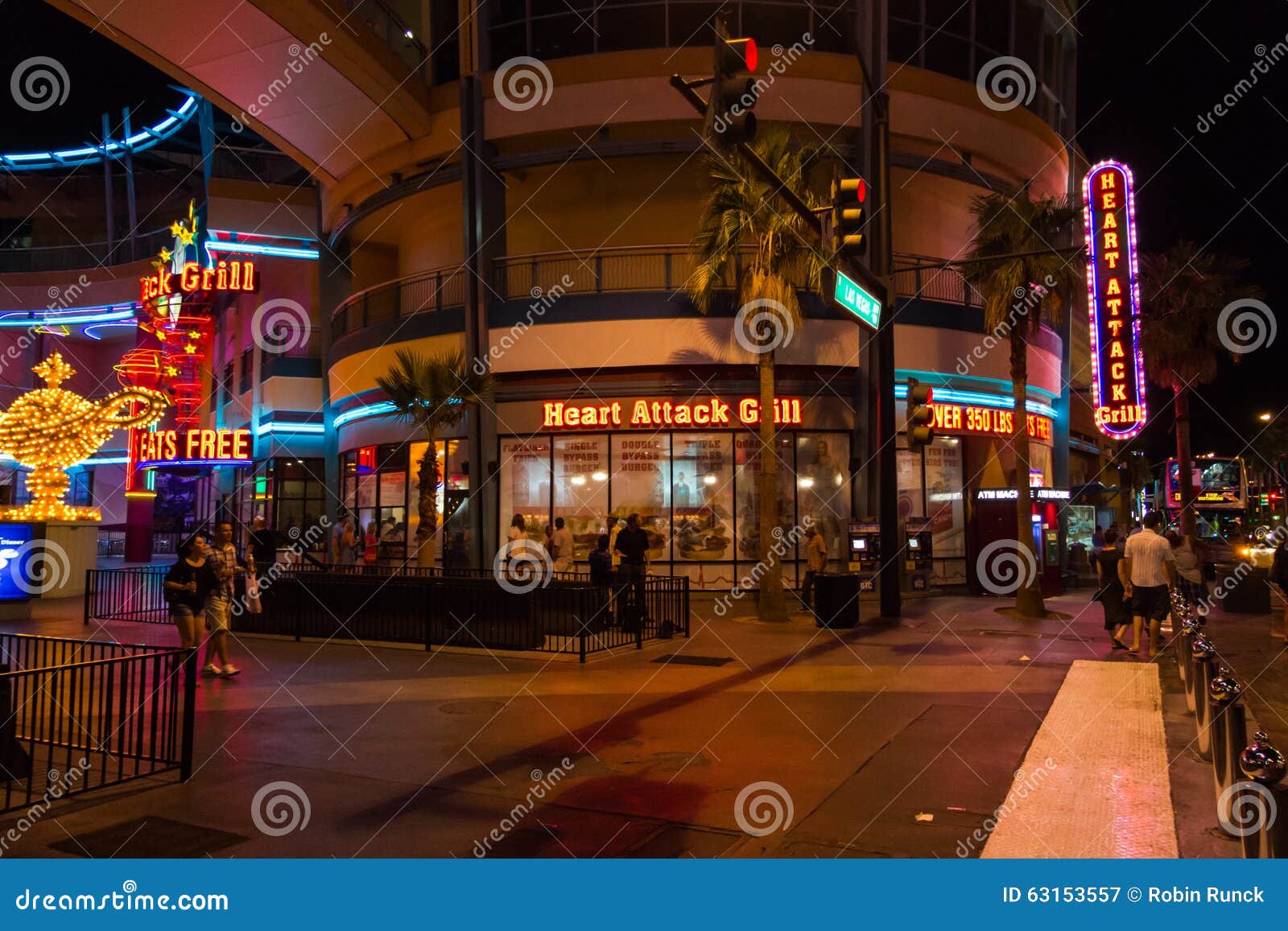 At the Heart Attack Grill in Las Vegas Editorial Photography - Image of ...
