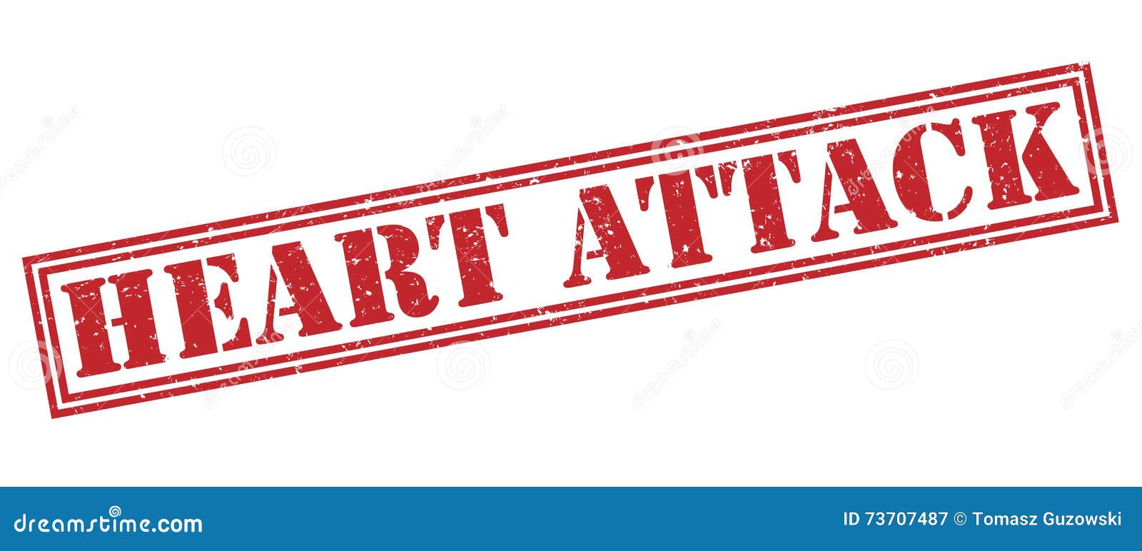 Heart attack red stamp stock illustration. Illustration of grungy ...