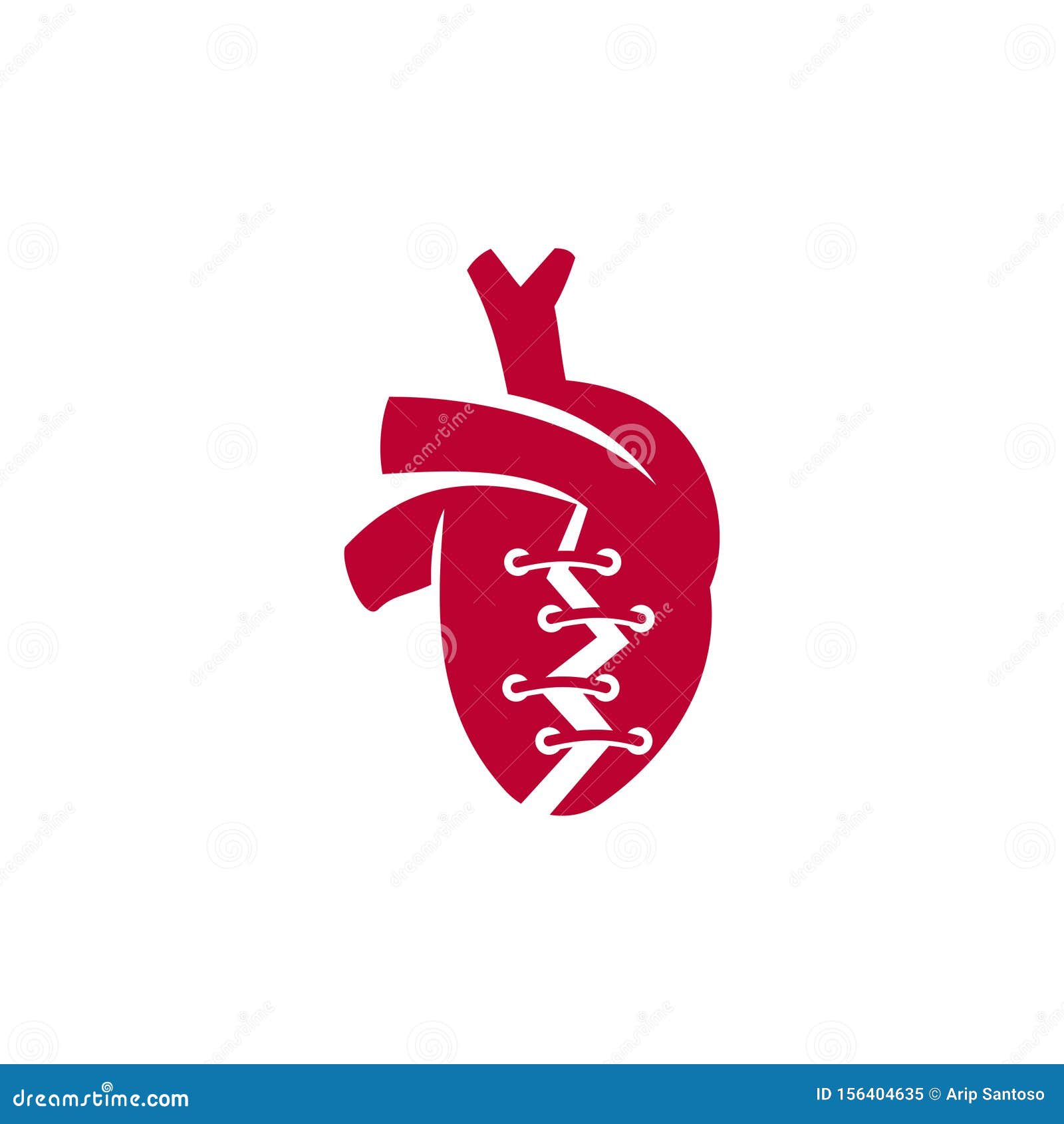 Heart Attack Risk Vector Logo Icon Design Illustration Stock Vector ...