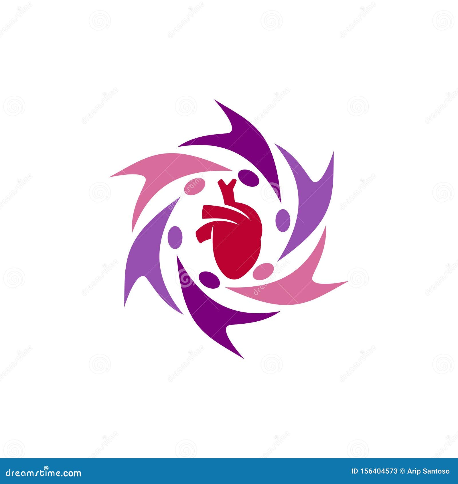 Heart Attack Risk Vector Logo Icon Design Illustration Stock Vector ...