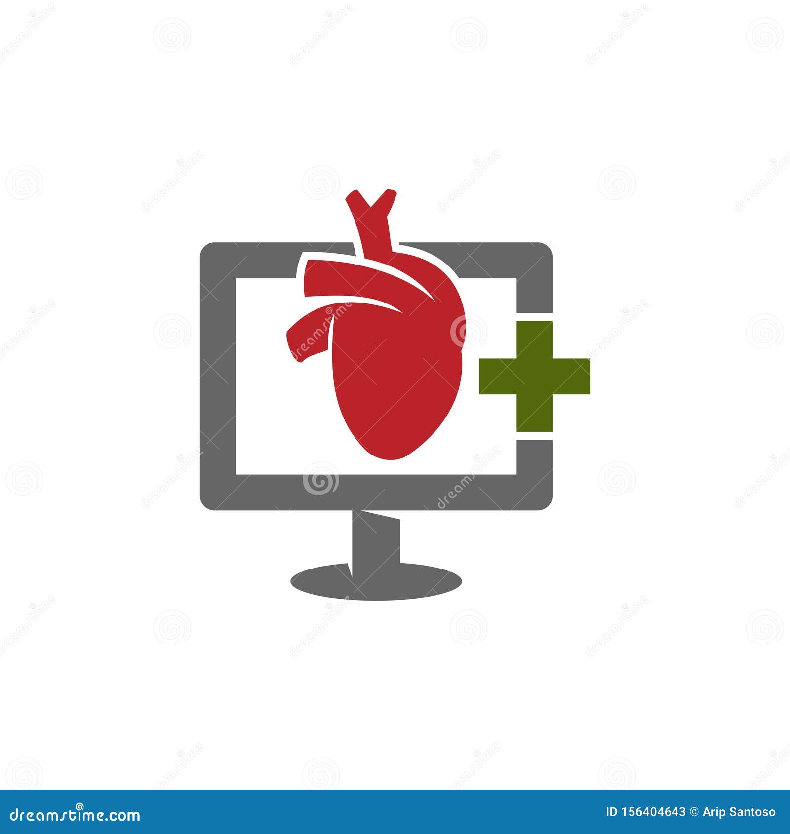 Heart Attack Risk Vector Logo Icon Design Illustration Stock Vector ...