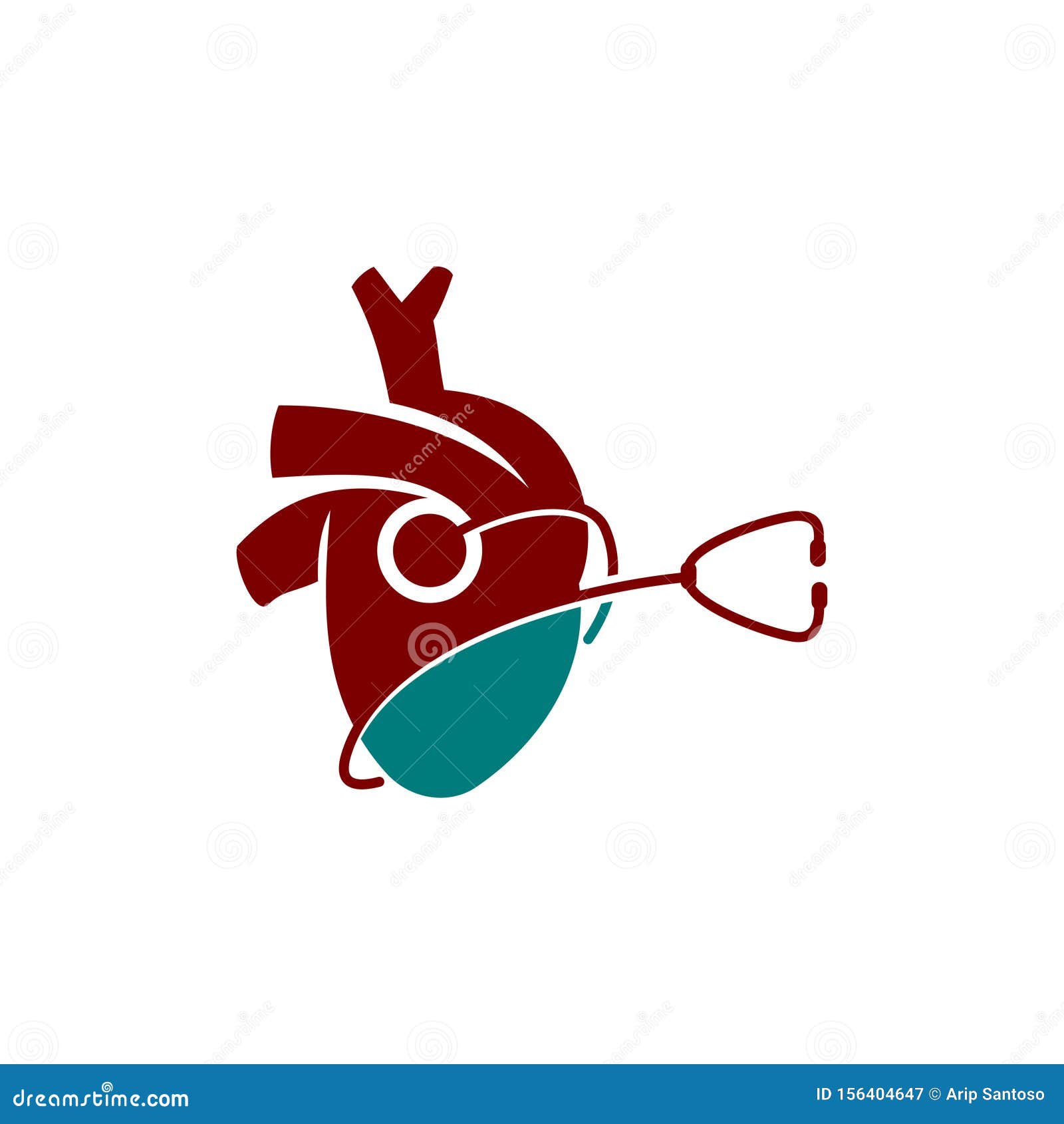 Heart Attack Risk Vector Logo Icon Design Illustration Stock Vector ...