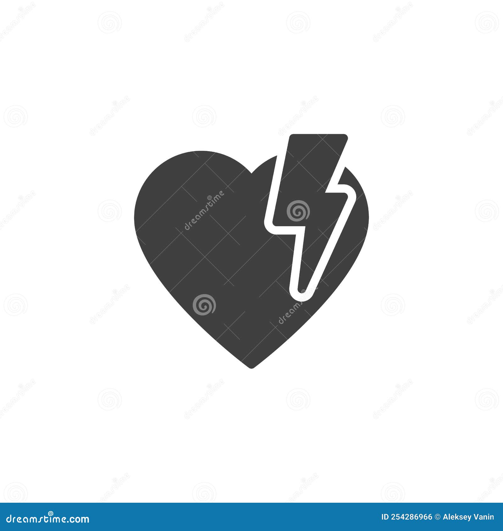 Heart attack vector icon stock vector. Illustration of symbol - 254286966