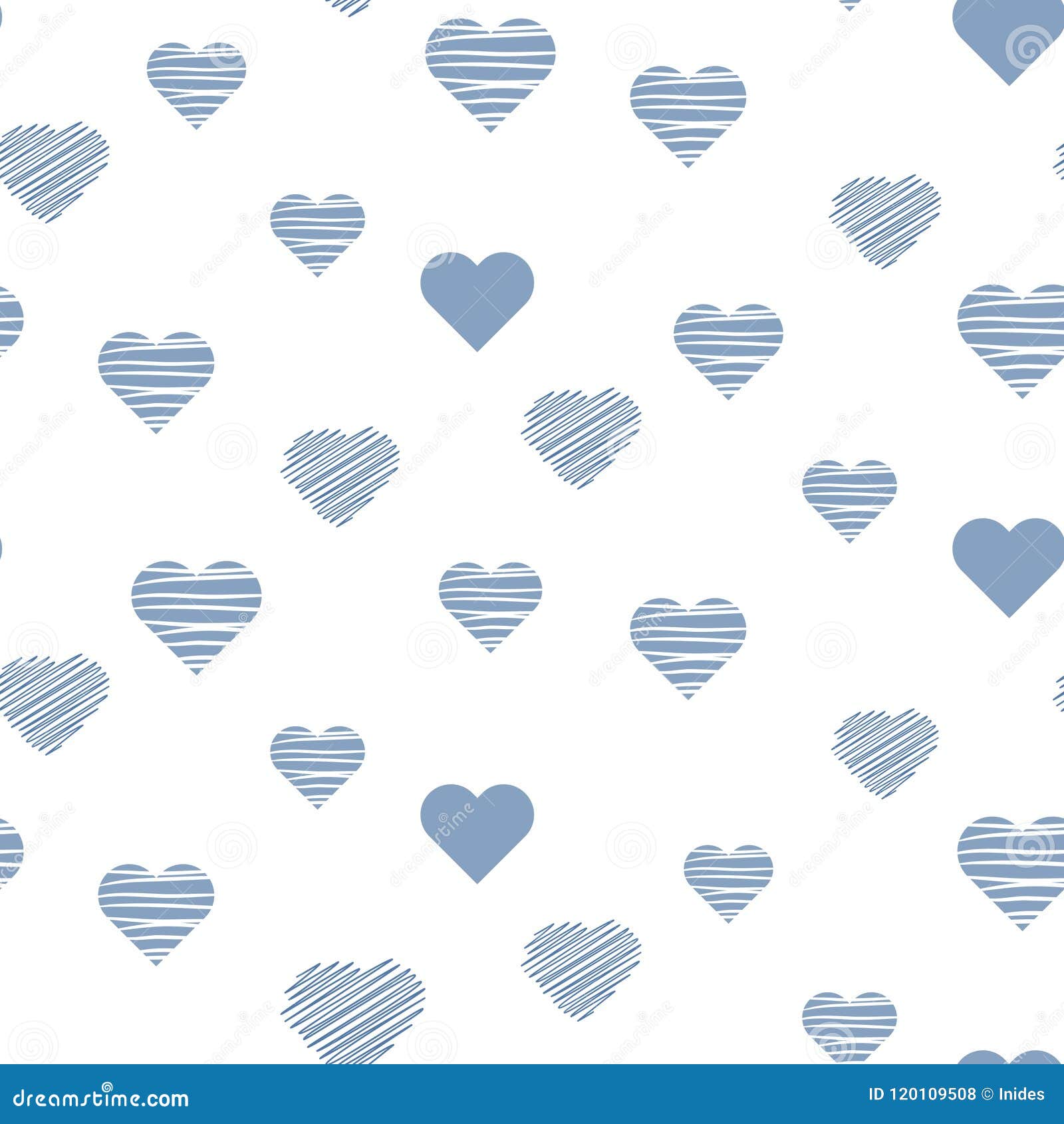 Heart Baby Cute Seamless Vector Pattern. Stock Vector - Illustration of ...
