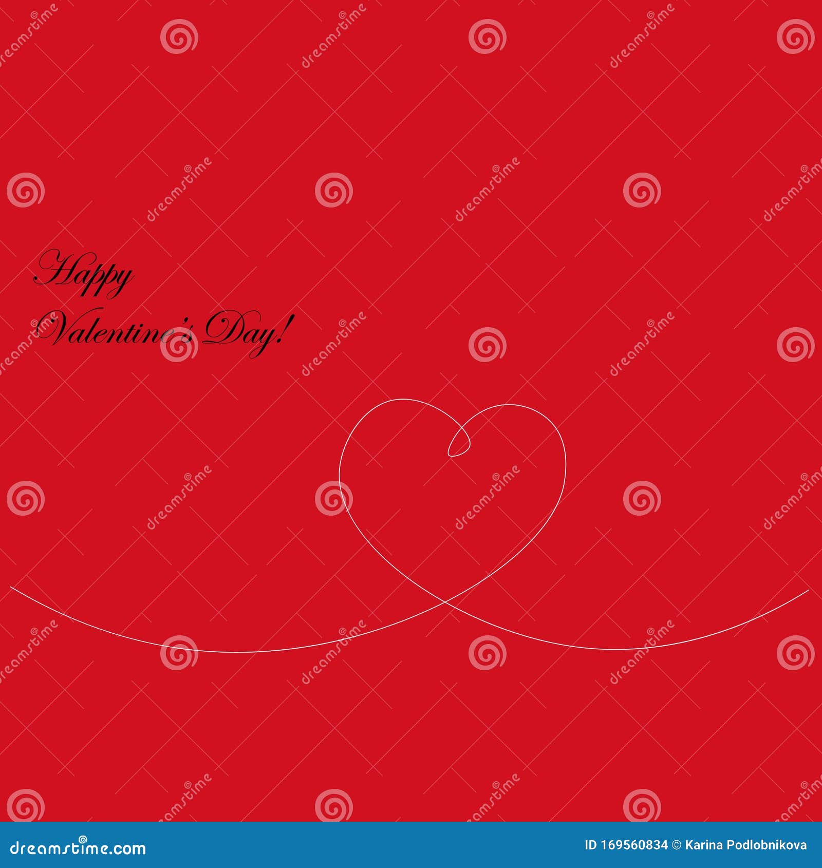 Heart Background Design, Vector Illustration Stock Vector ...
