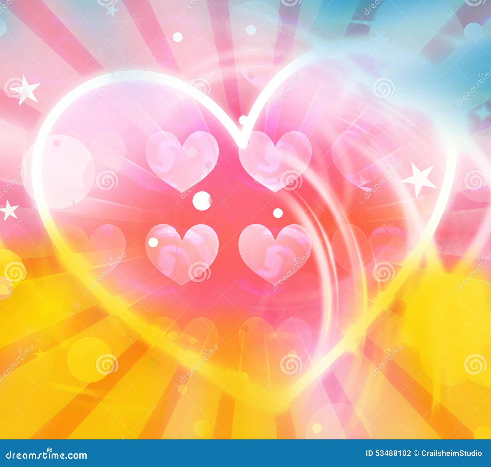 Heart background stock illustration. Illustration of graphic - 53488102