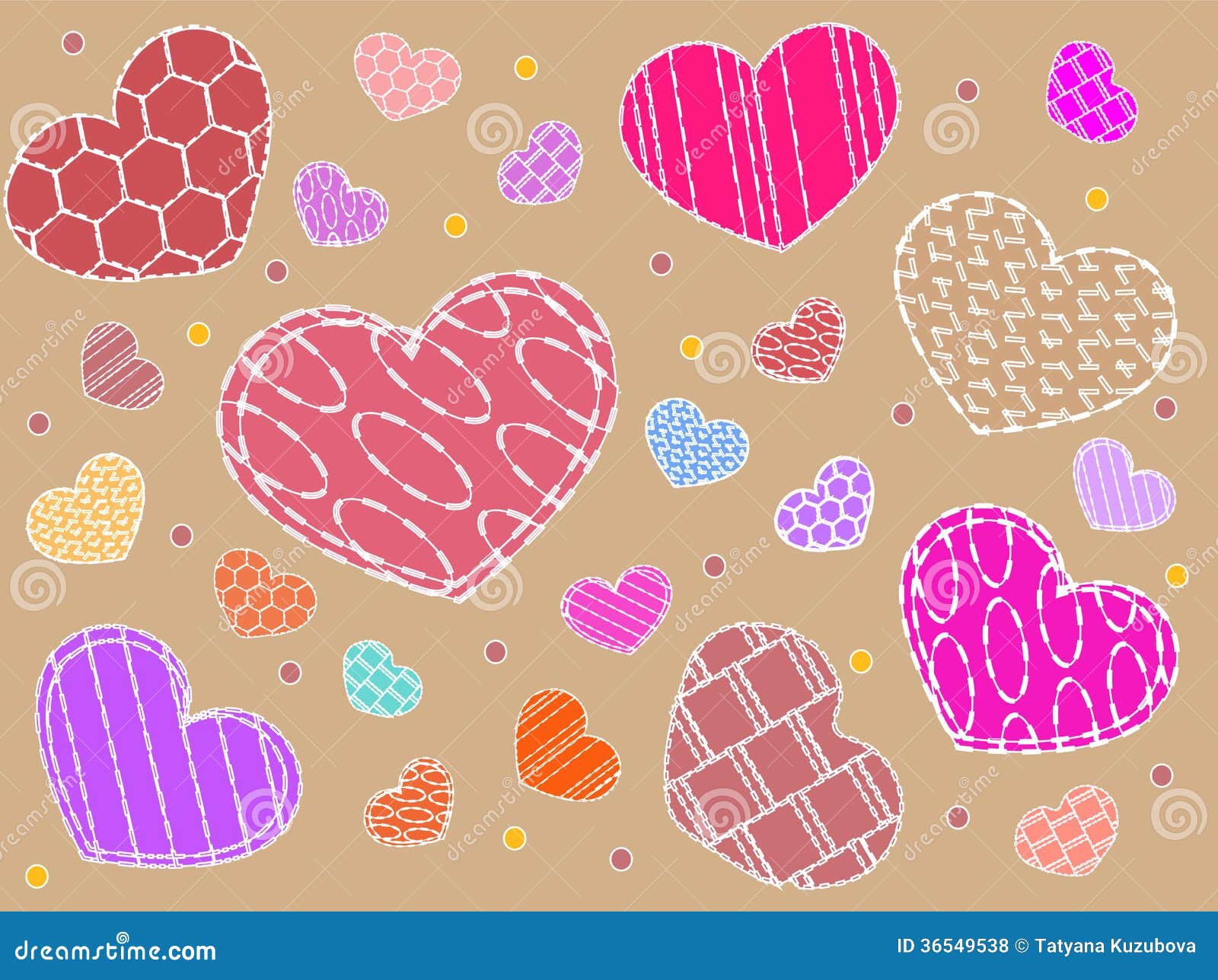 Different hearts stock vector. Illustration of pink, gift - 36549538