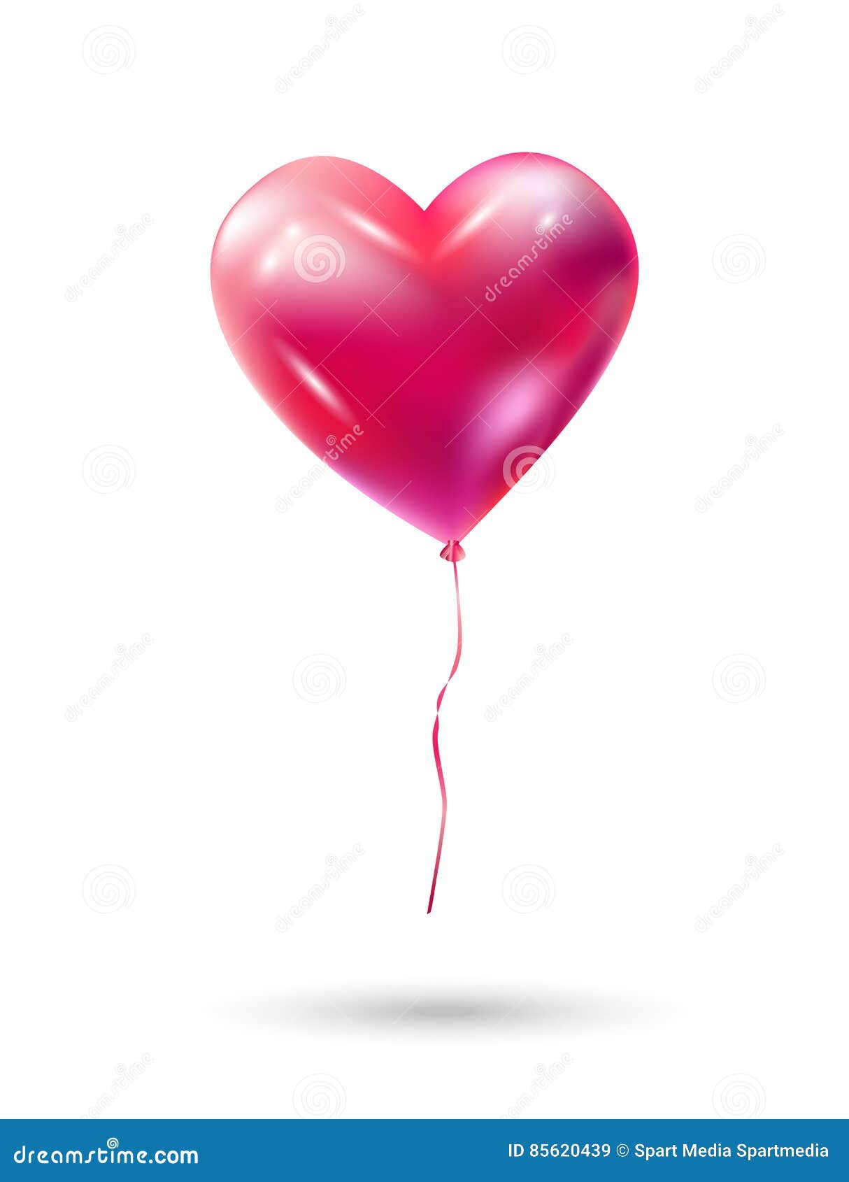 Heart balloon stock vector. Illustration of classic, business - 85620439