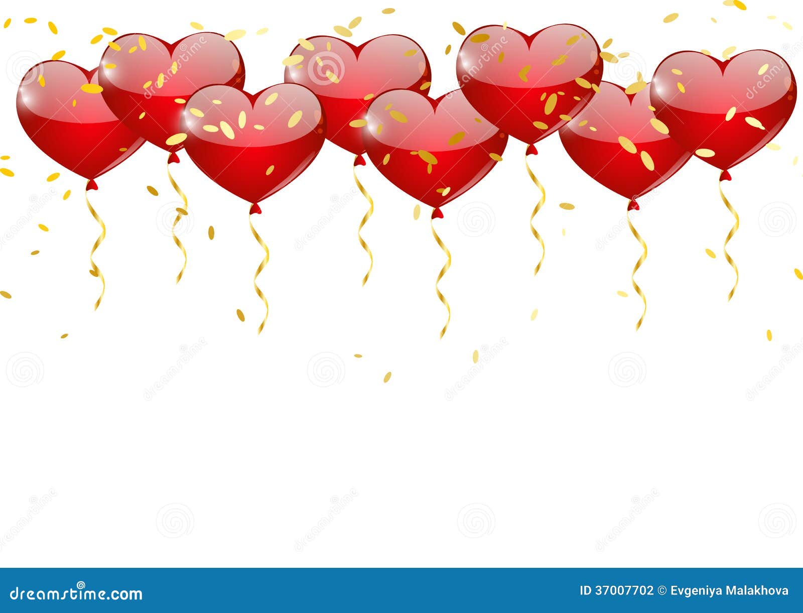 Heart balloons stock vector. Illustration of celebrate - 37007702