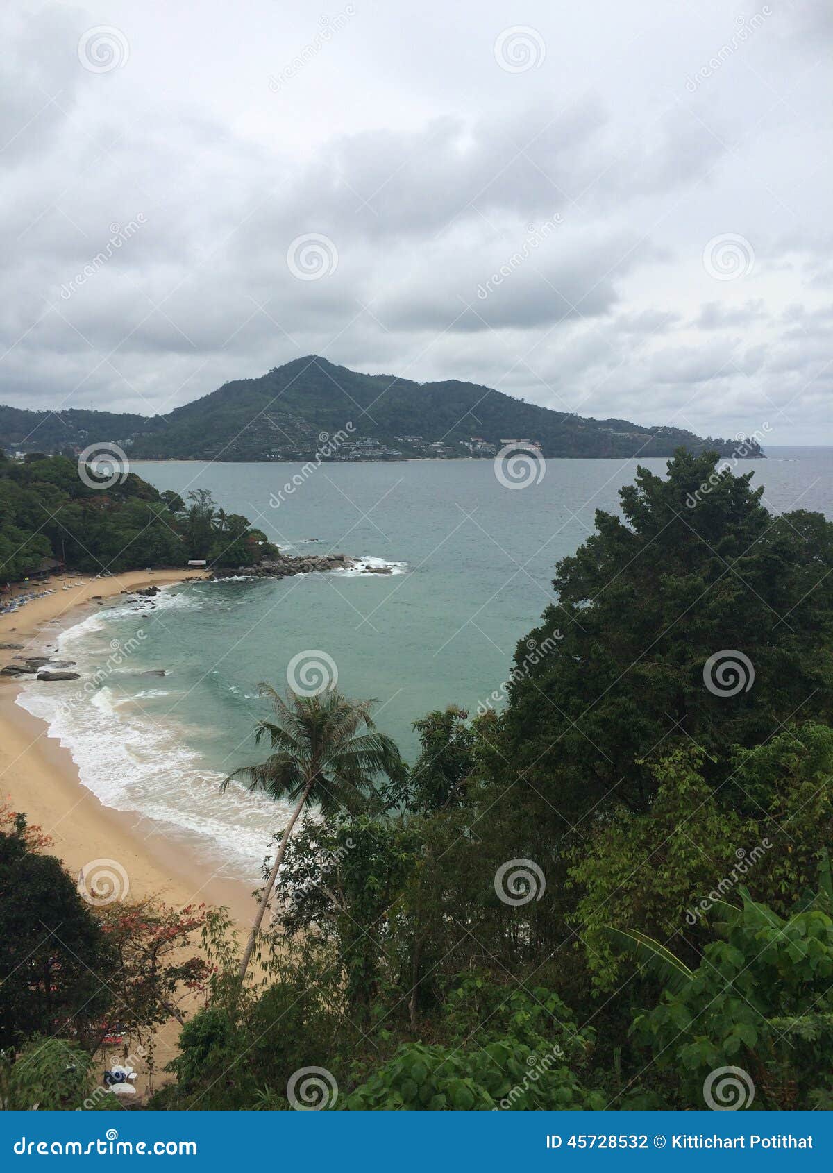 Heart bay stock photo. Image of chengtalay, beach, phuket - 45728532