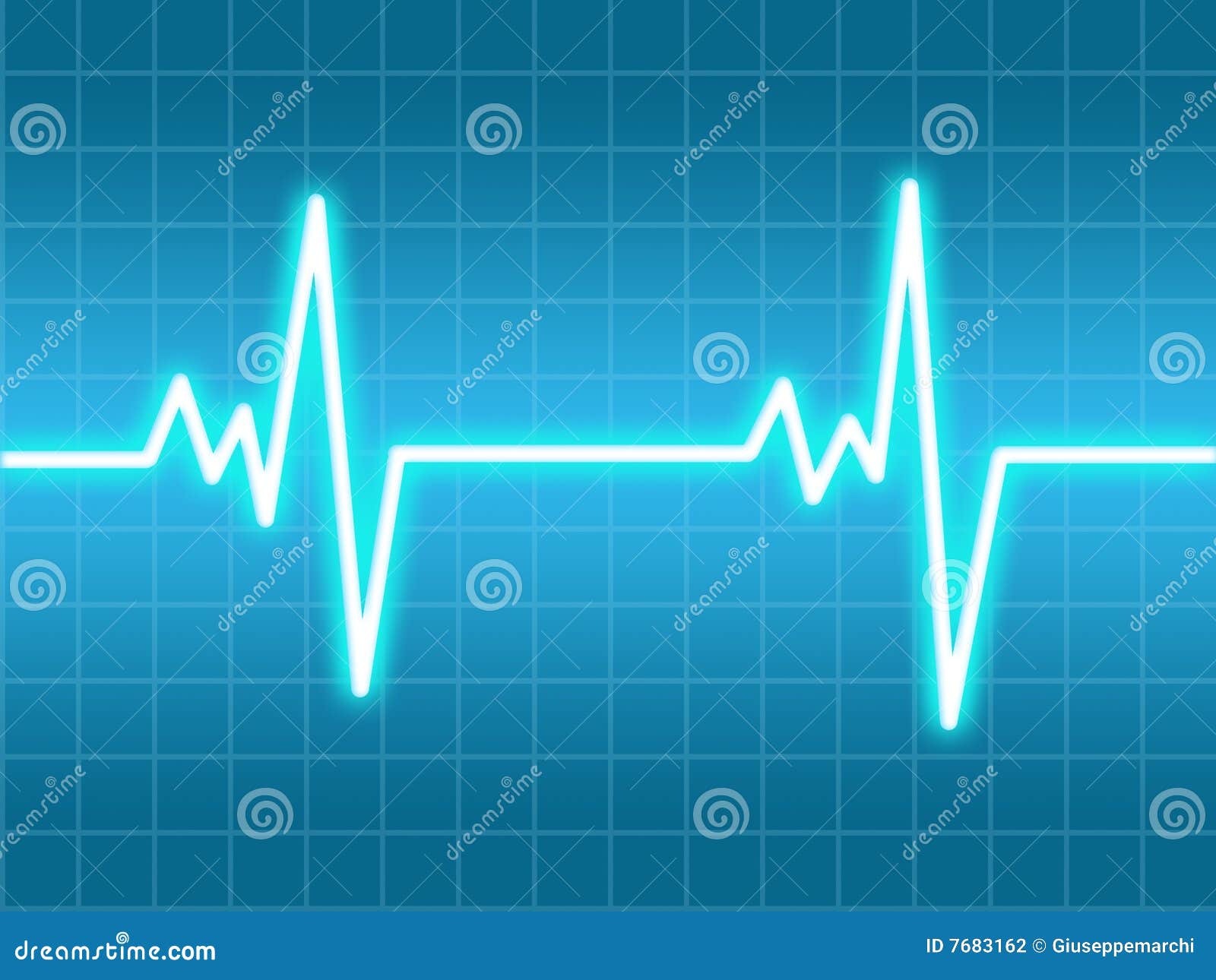 Heart beat stock illustration. Illustration of medicine - 7683162