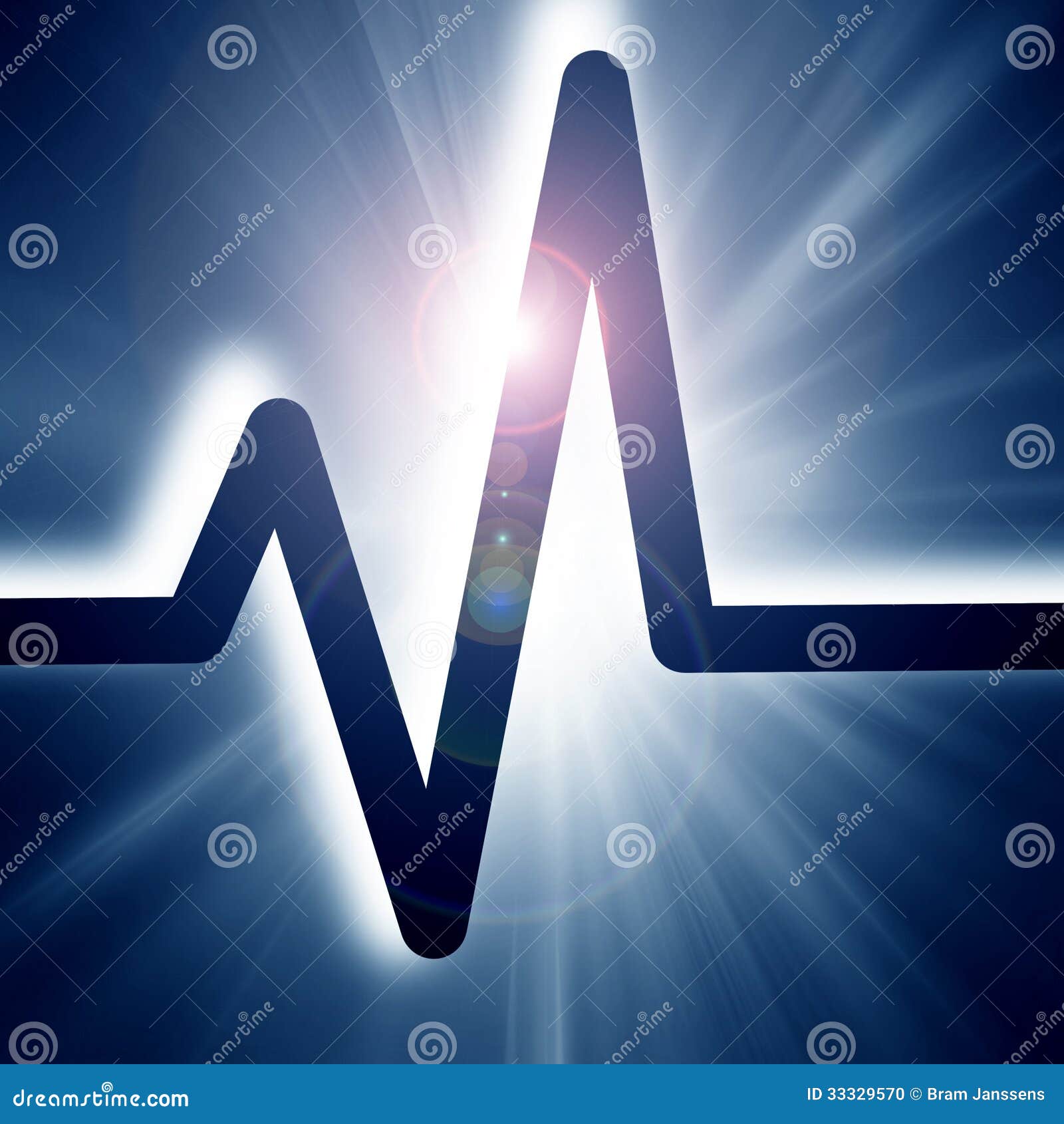 Heart beat stock illustration. Illustration of graphic - 33329570