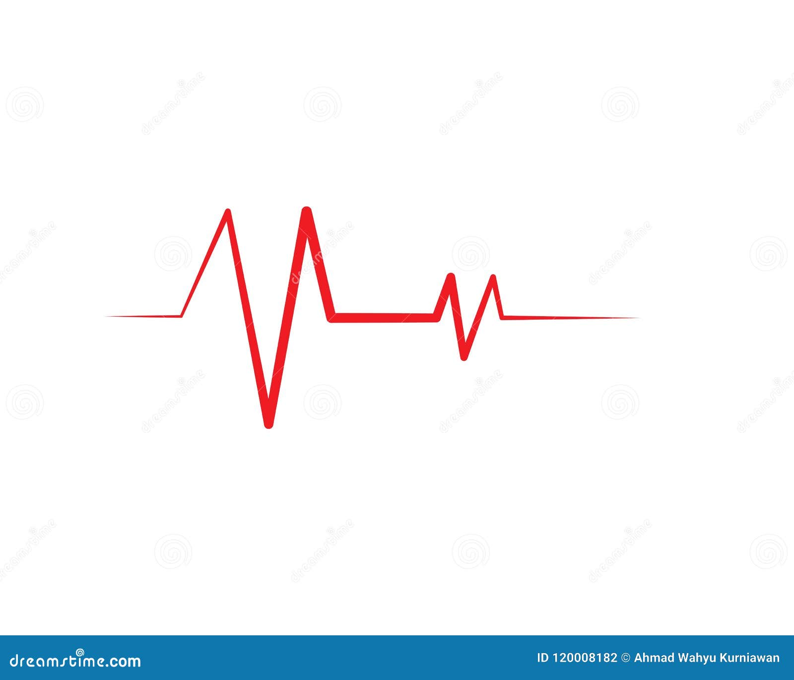 Heart beat line vector stock vector. Illustration of monitor - 120008182