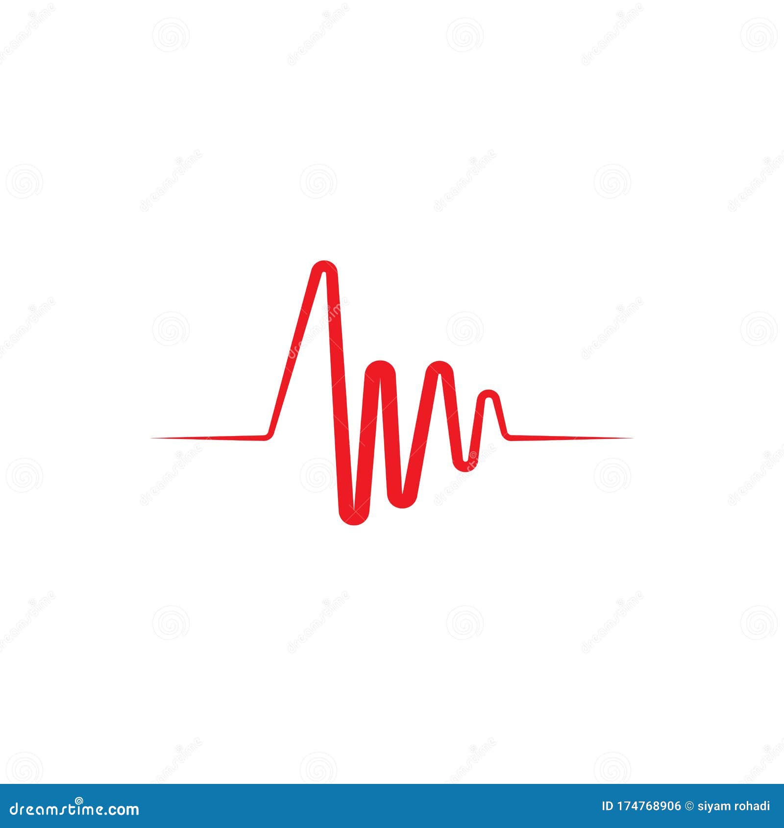 Heart beat logo vector stock vector. Illustration of design - 174768906