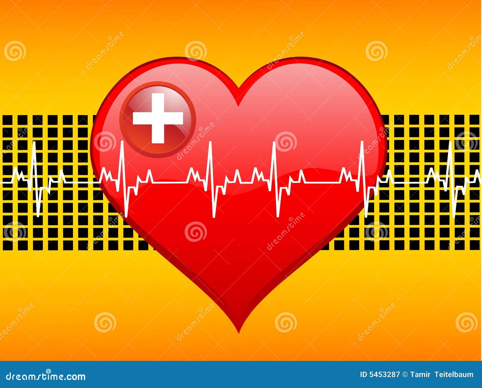My Heart Beats Eight Counts Hand Drawn Vector Illustration In Cartoon ...