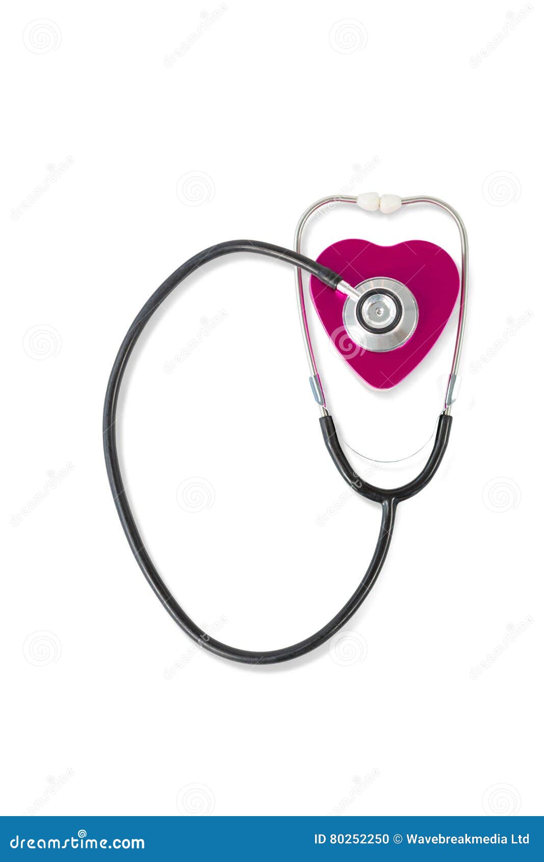 Heart Being Check with Stethoscope Stock Photo - Image of office ...