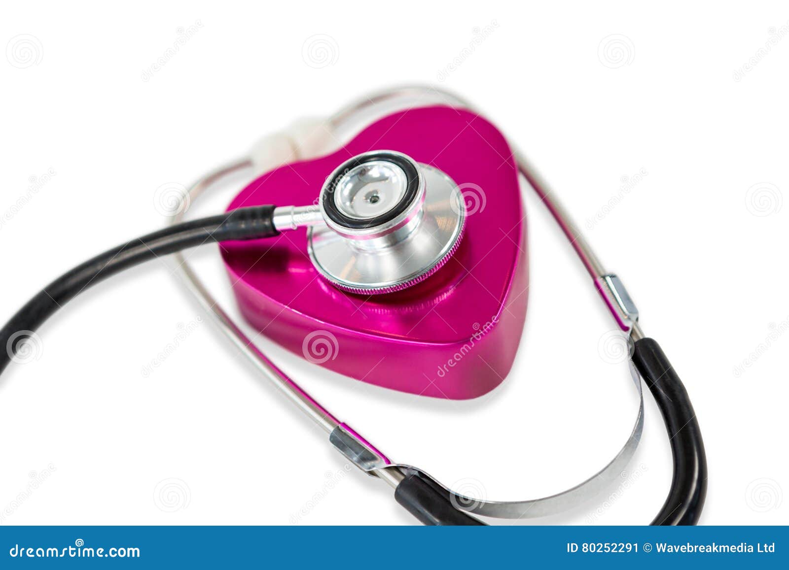 Heart Being Check with Stethoscope Stock Image - Image of hospital ...