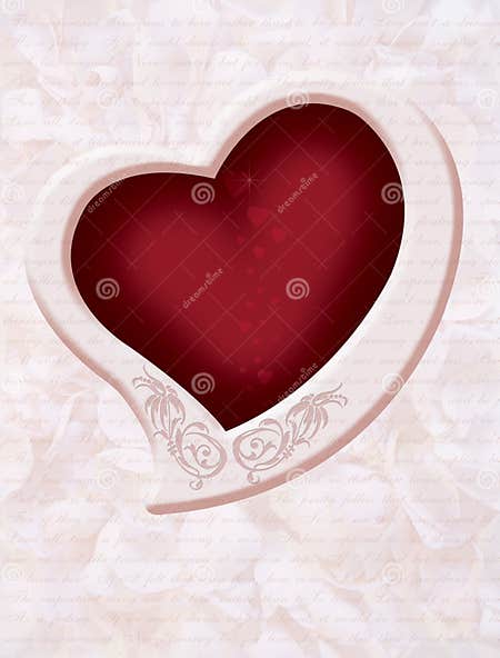 Heart BG stock illustration. Illustration of feminine - 1882858