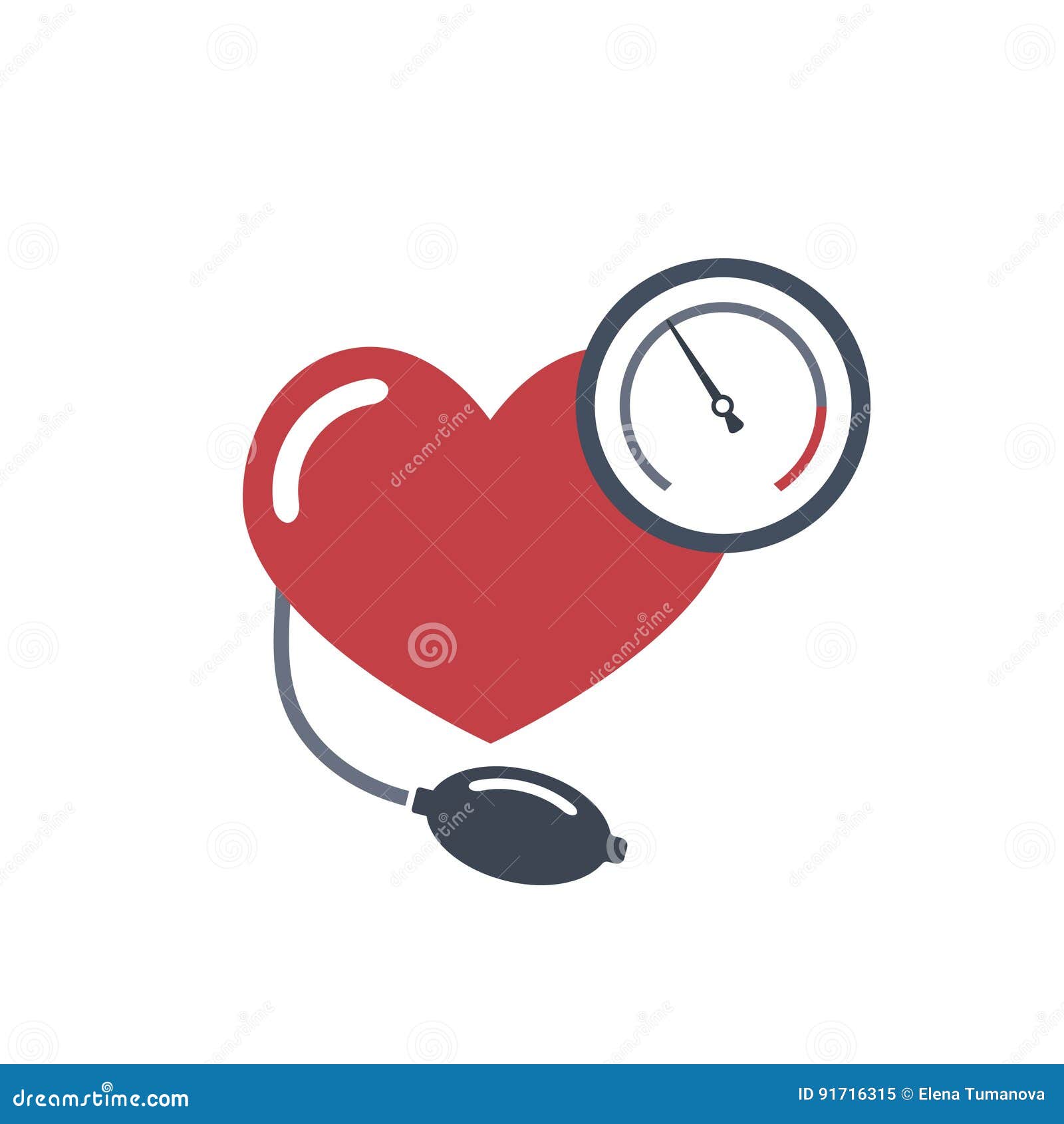 Heart With Blood Vessels, Arteries, Veins Anatomical Sketch. Human ...