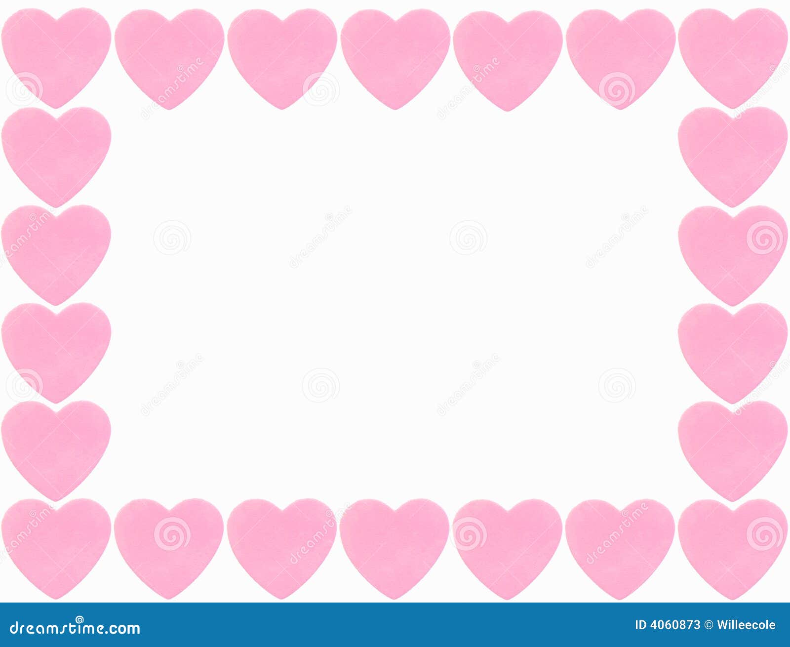 Heart border stock illustration. Illustration of design - 4060873