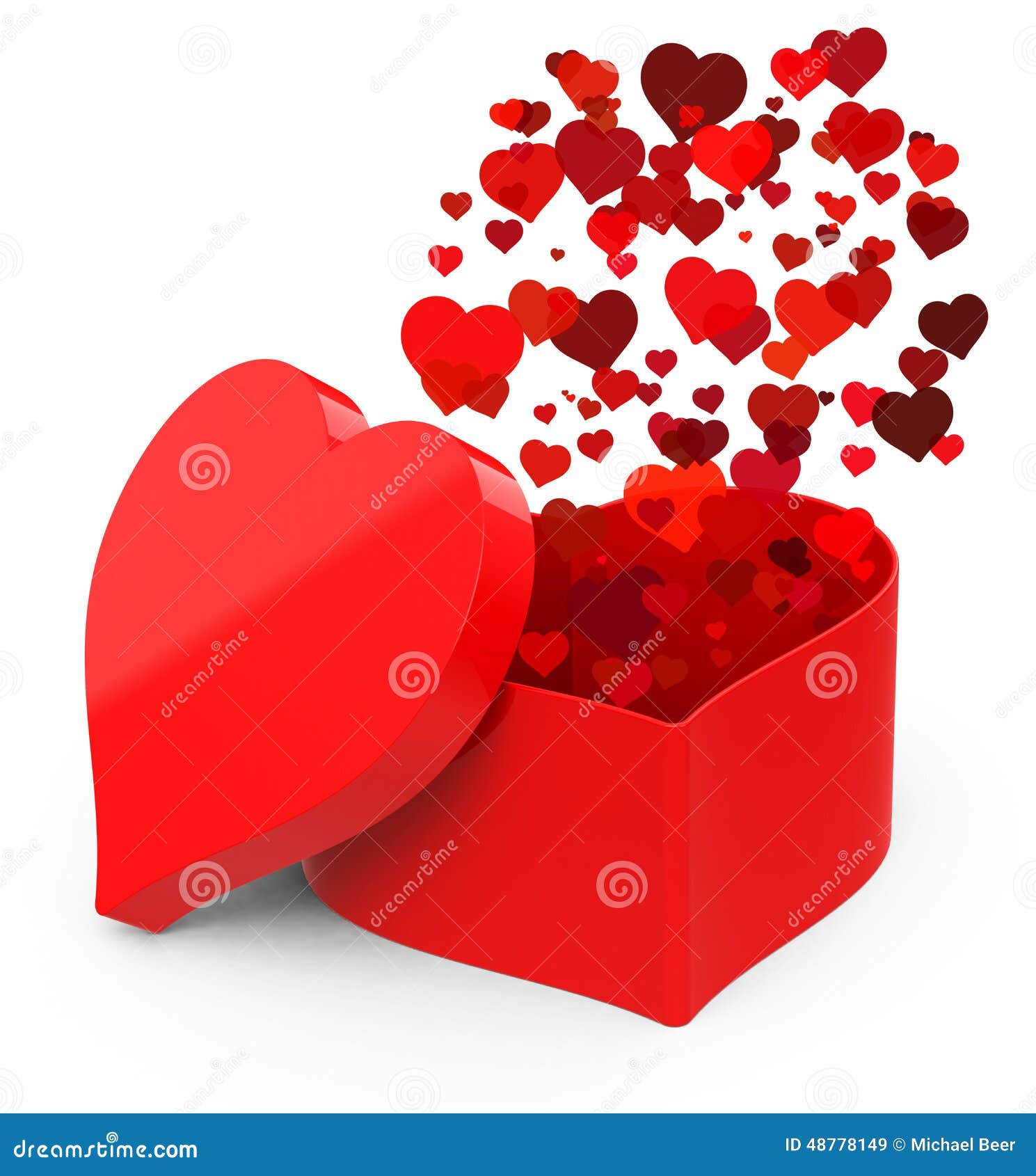 The heart box stock illustration. Illustration of valentines - 48778149