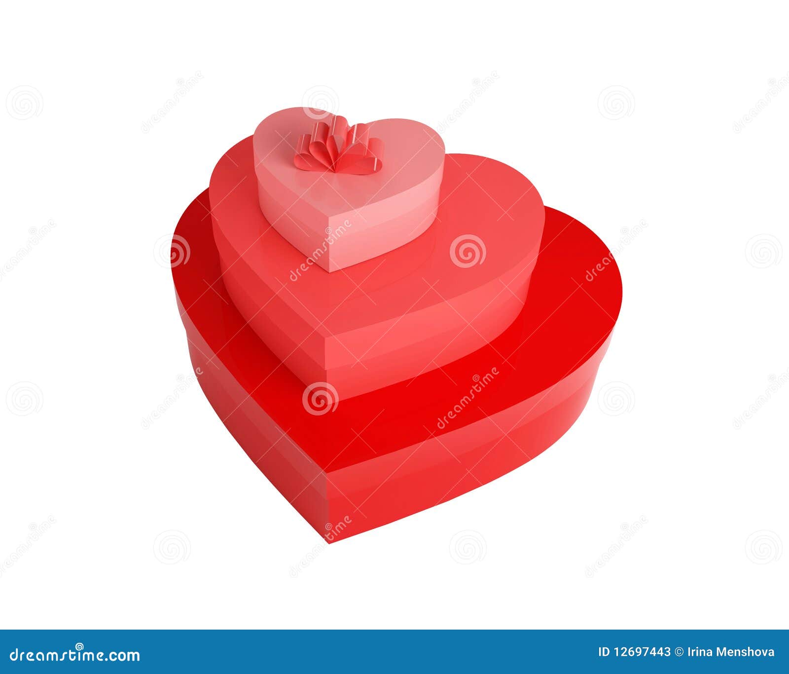Heart boxes stock illustration. Illustration of romance - 12697443