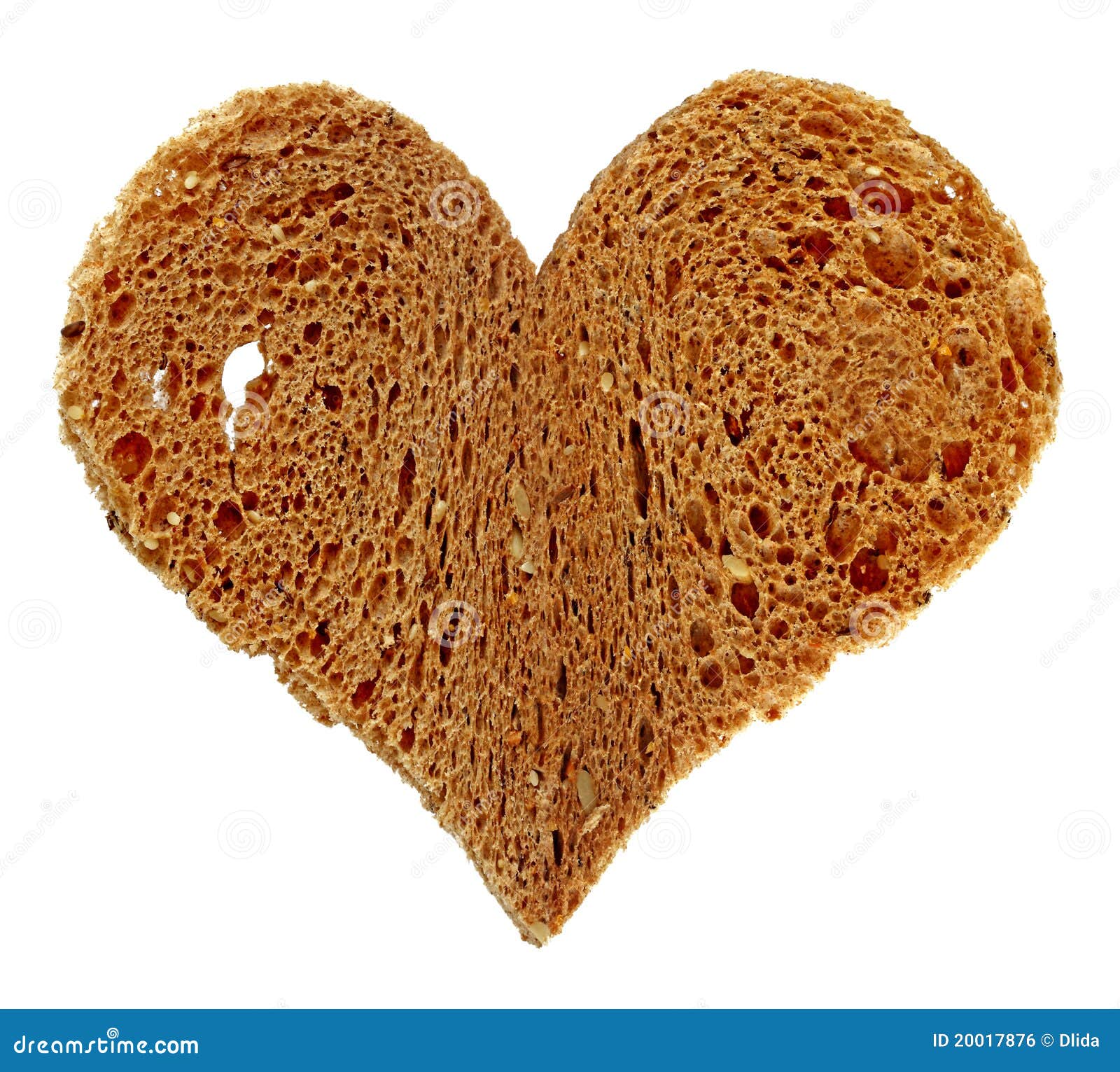 Heart of bread stock photo. Image of culinary, poppyseed - 20017876