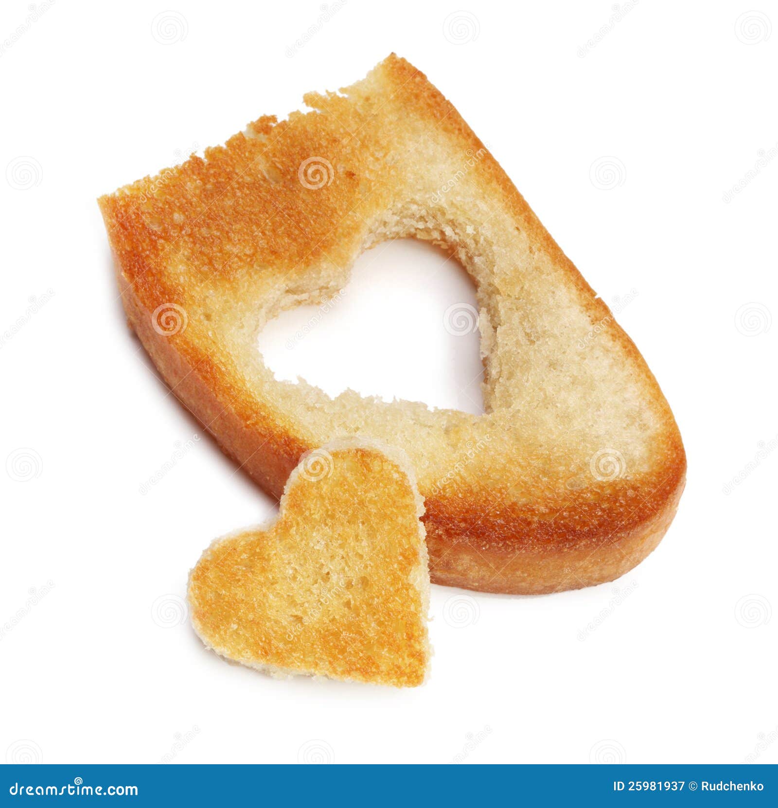 Bread Toast Broken Heart Symbol, Divorce, Breakup, Unhappy Relationship ...