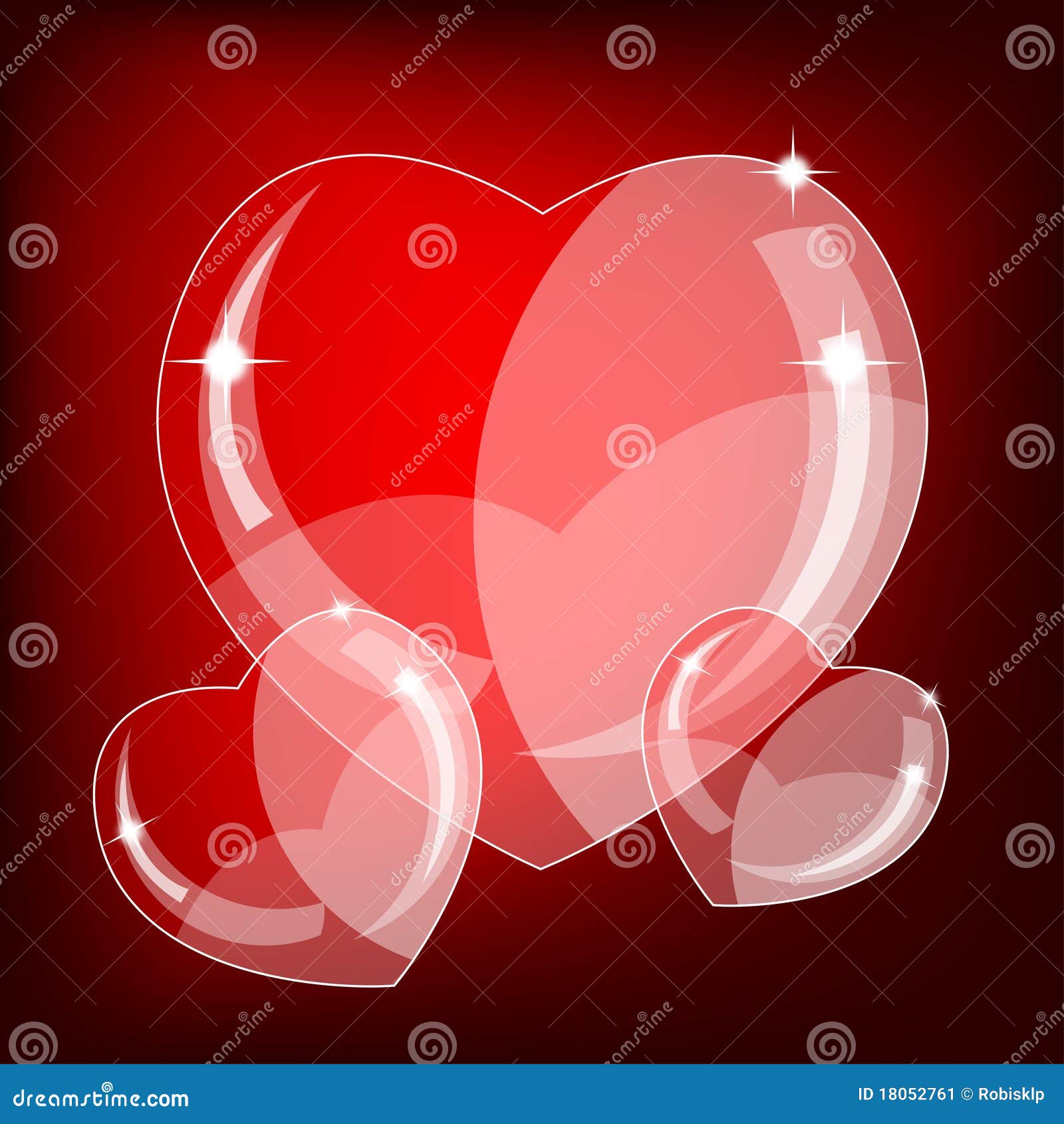 Heart bubble stock vector. Illustration of vector, liquid - 18052761