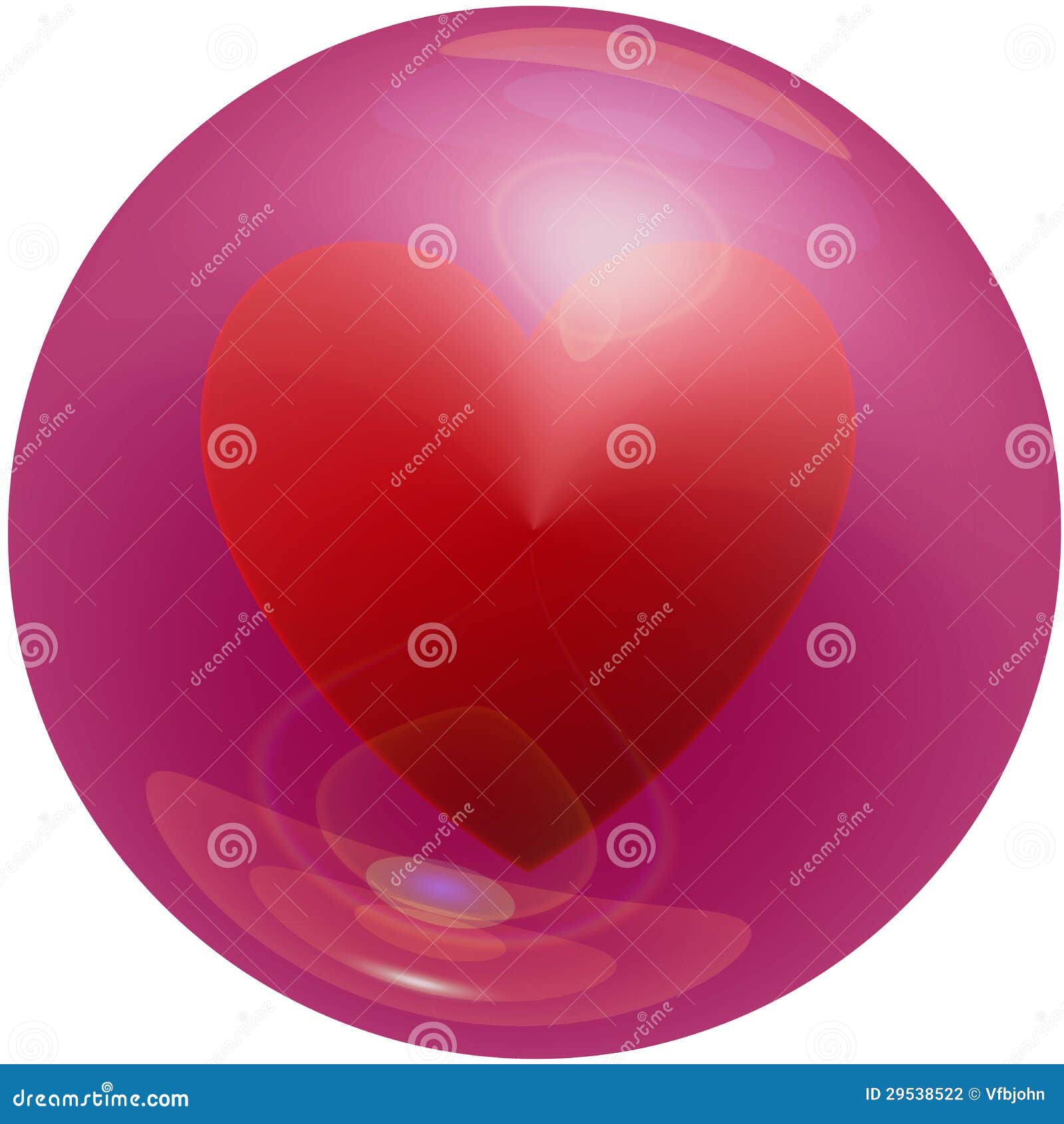 Heart Bubble stock illustration. Illustration of wedding - 29538522
