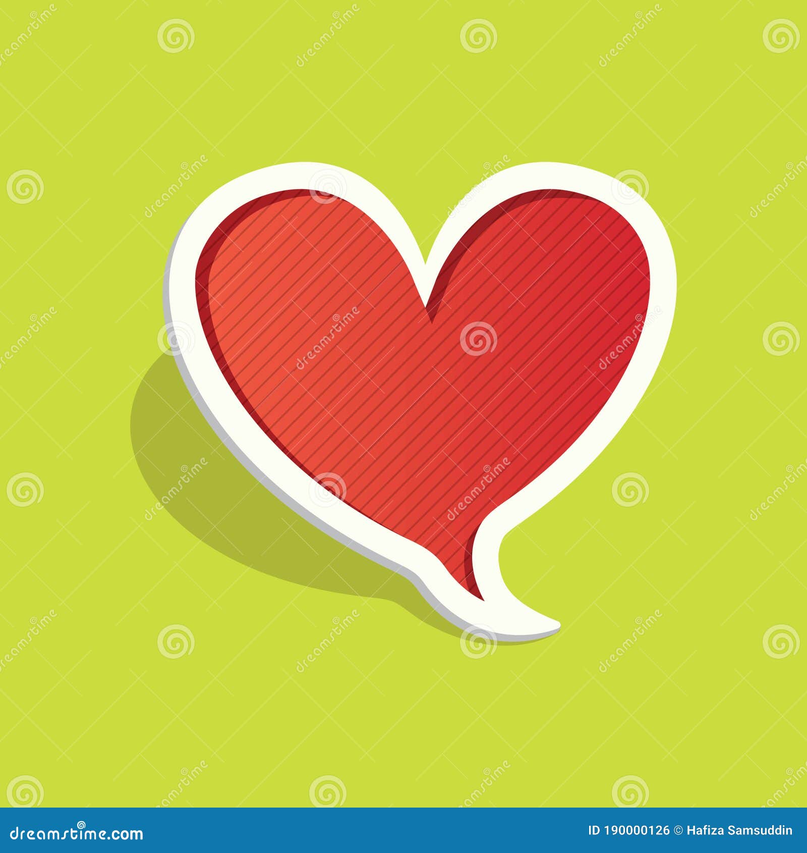 Heart Bubble. Vector Illustration Decorative Design Stock Vector ...