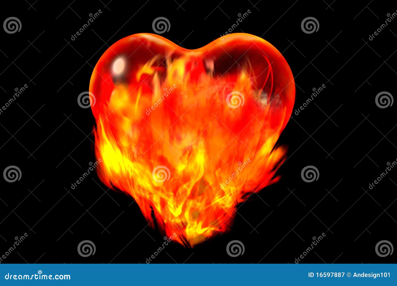 Heart burn stock illustration. Illustration of blazing - 16597887