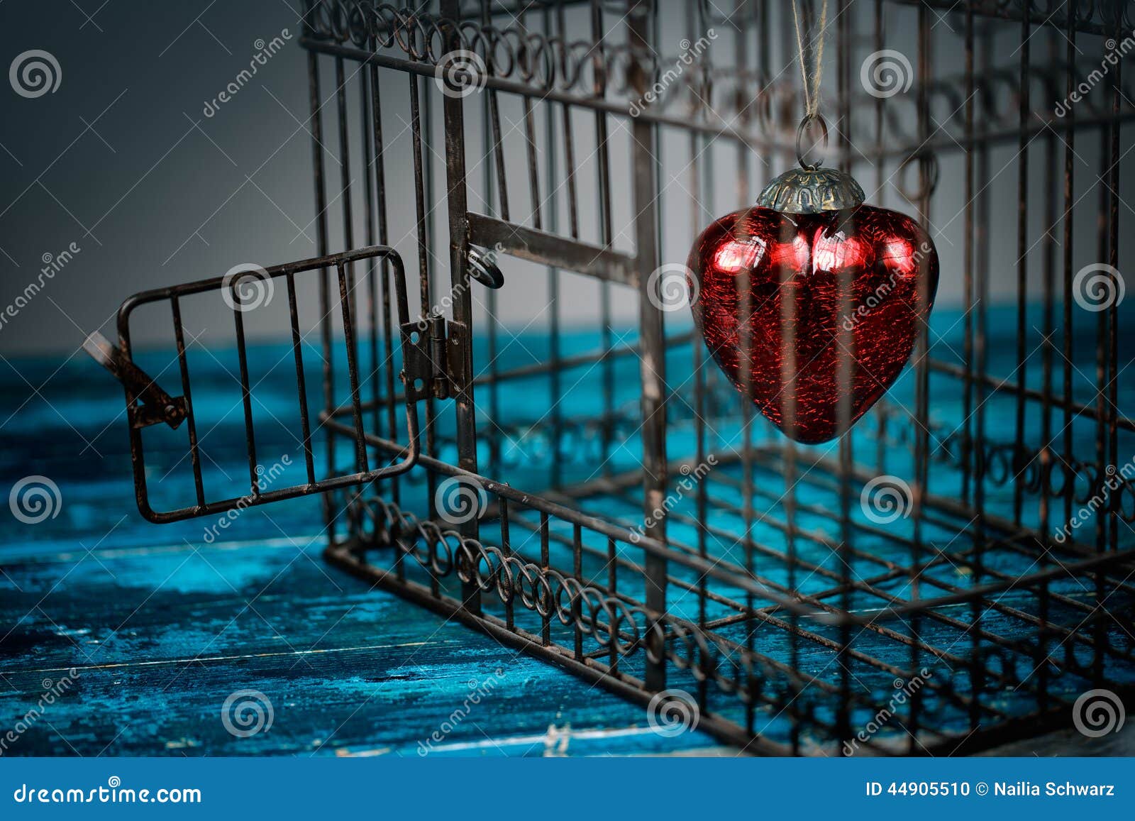 Heart in Cage stock photo. Image of snared, ensnared - 44905510