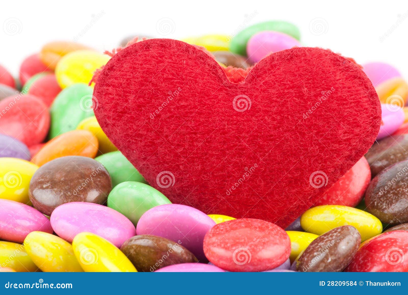 Heart and candy stock photo. Image of delicious, bright - 28209584