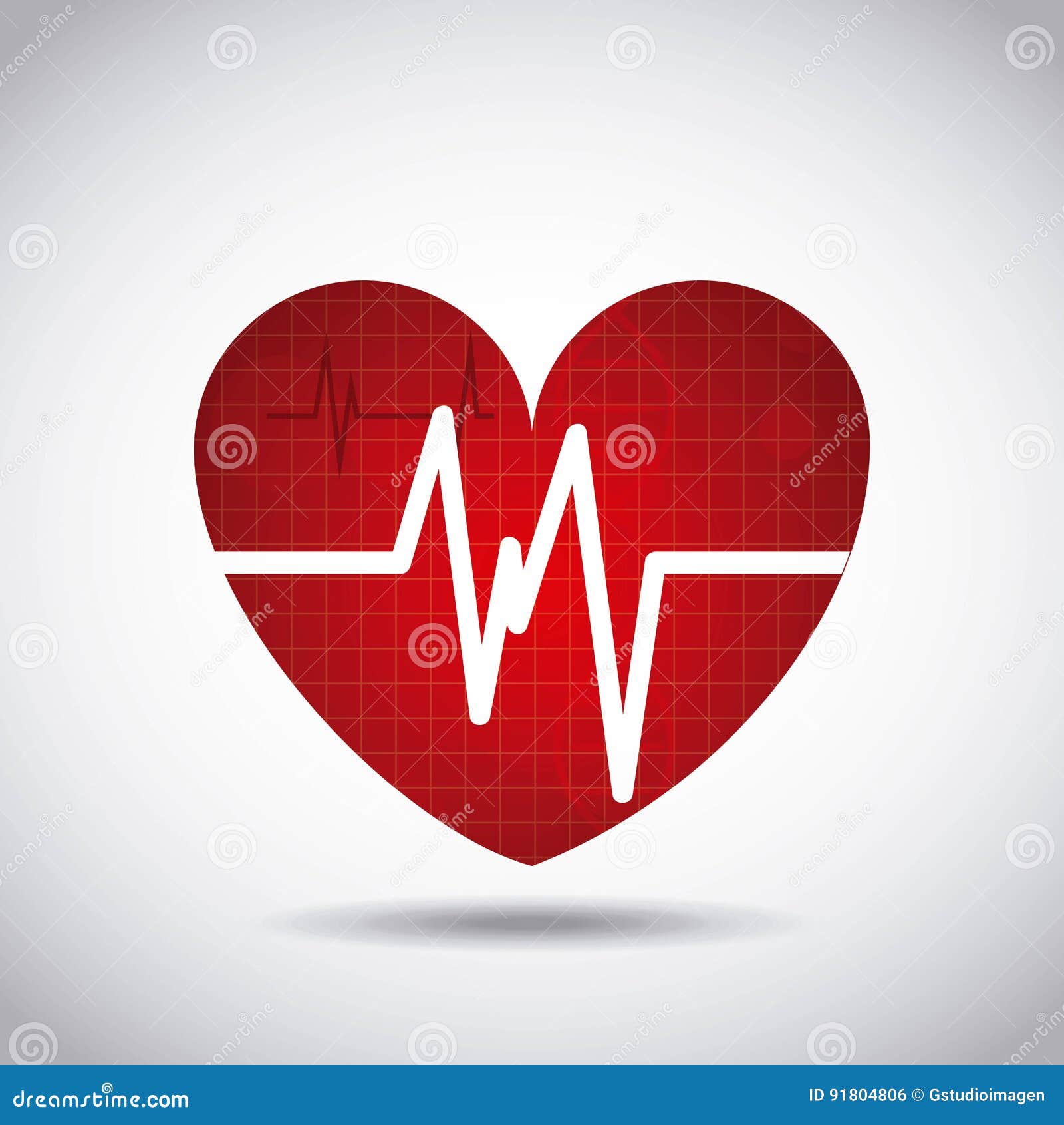Heart cardio pulse icon stock vector. Illustration of pressure - 91804806