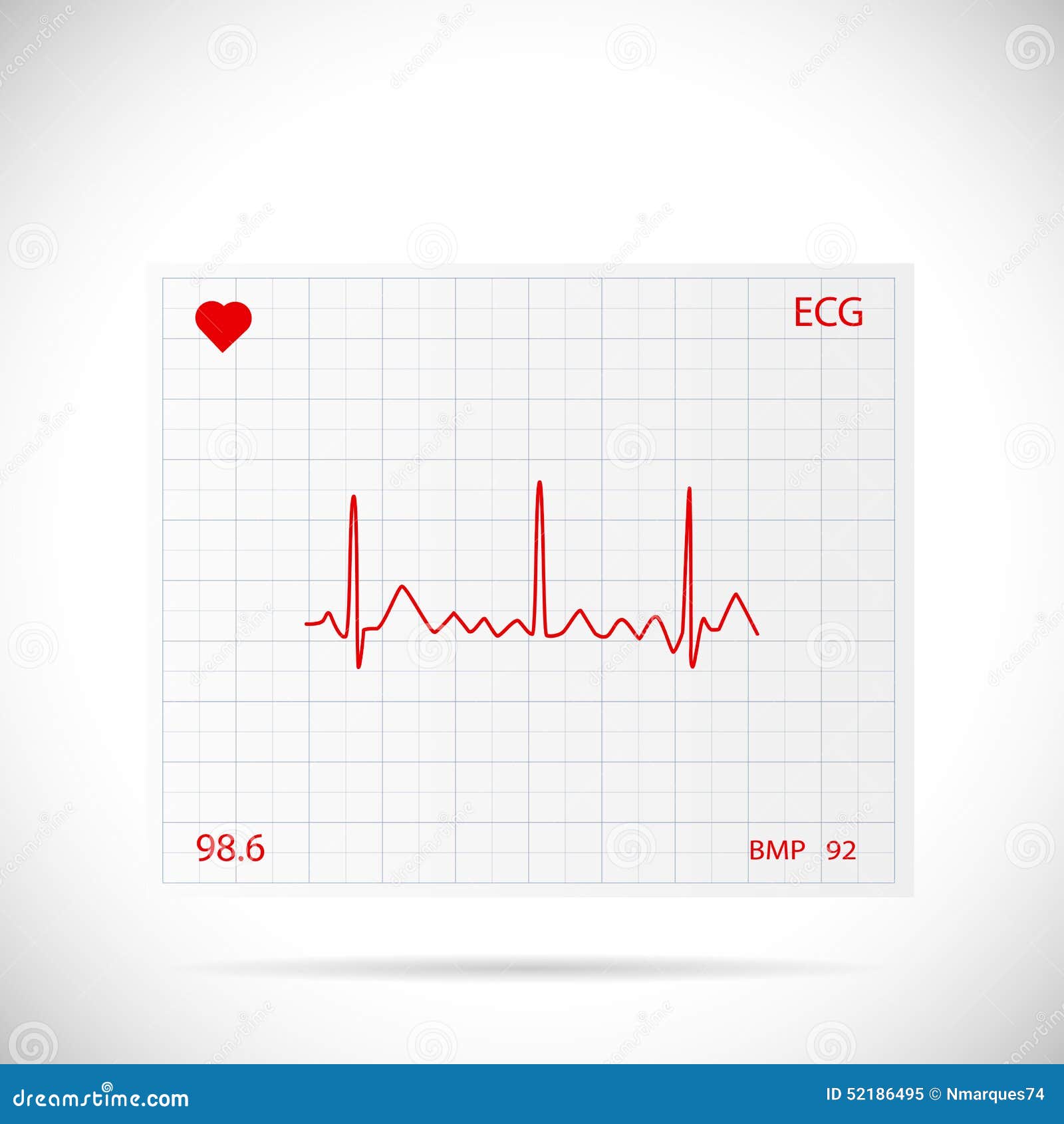 Cardiogram Wave - Radio Wave Royalty-Free Stock Photo | CartoonDealer ...