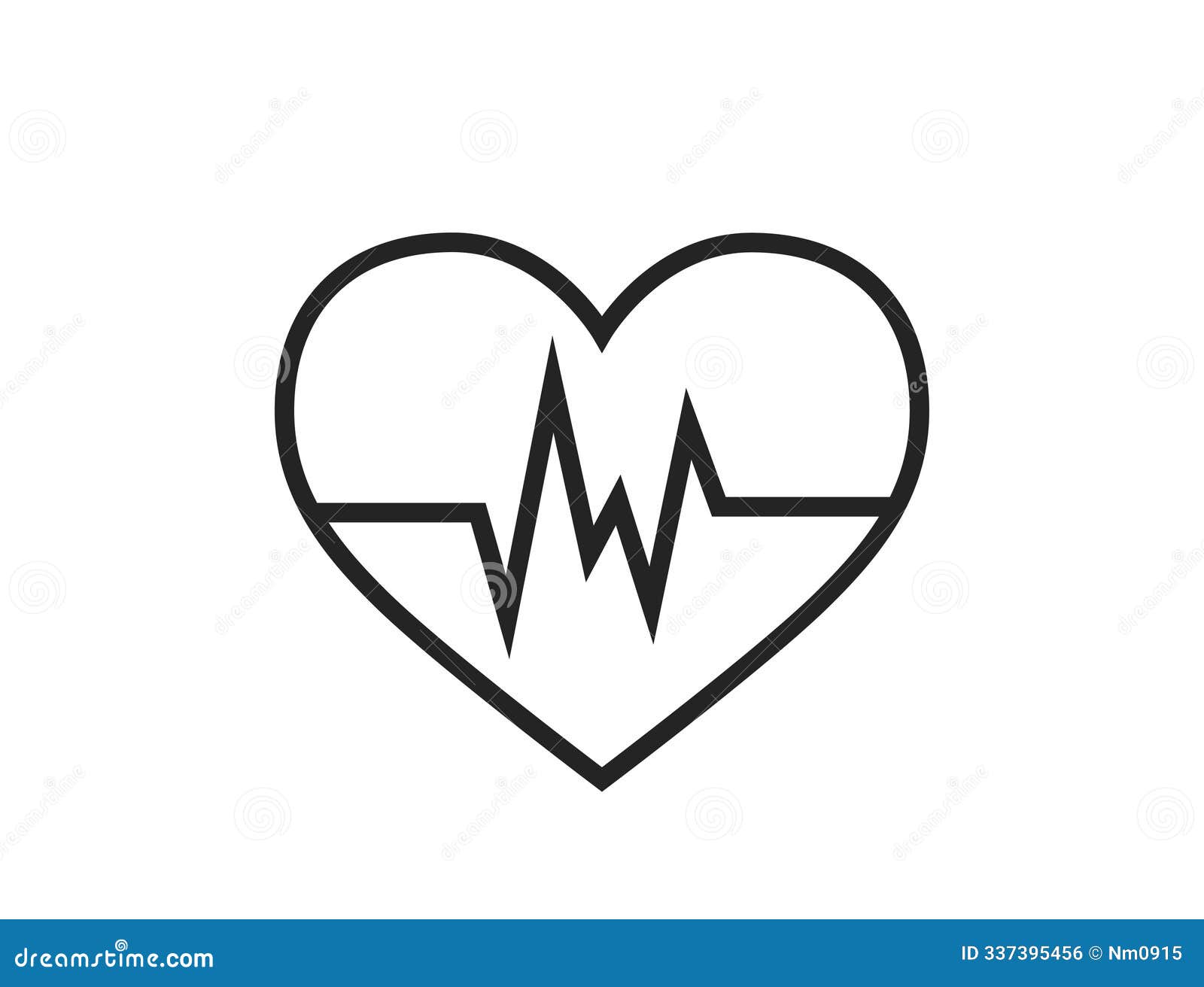 Heart Cardiogram Line Icon. Heartbeat Symbol. Medical Design Element ... Heart Cardiogram Line Icon. Heartbeat Symbol. Medical Design Element ...